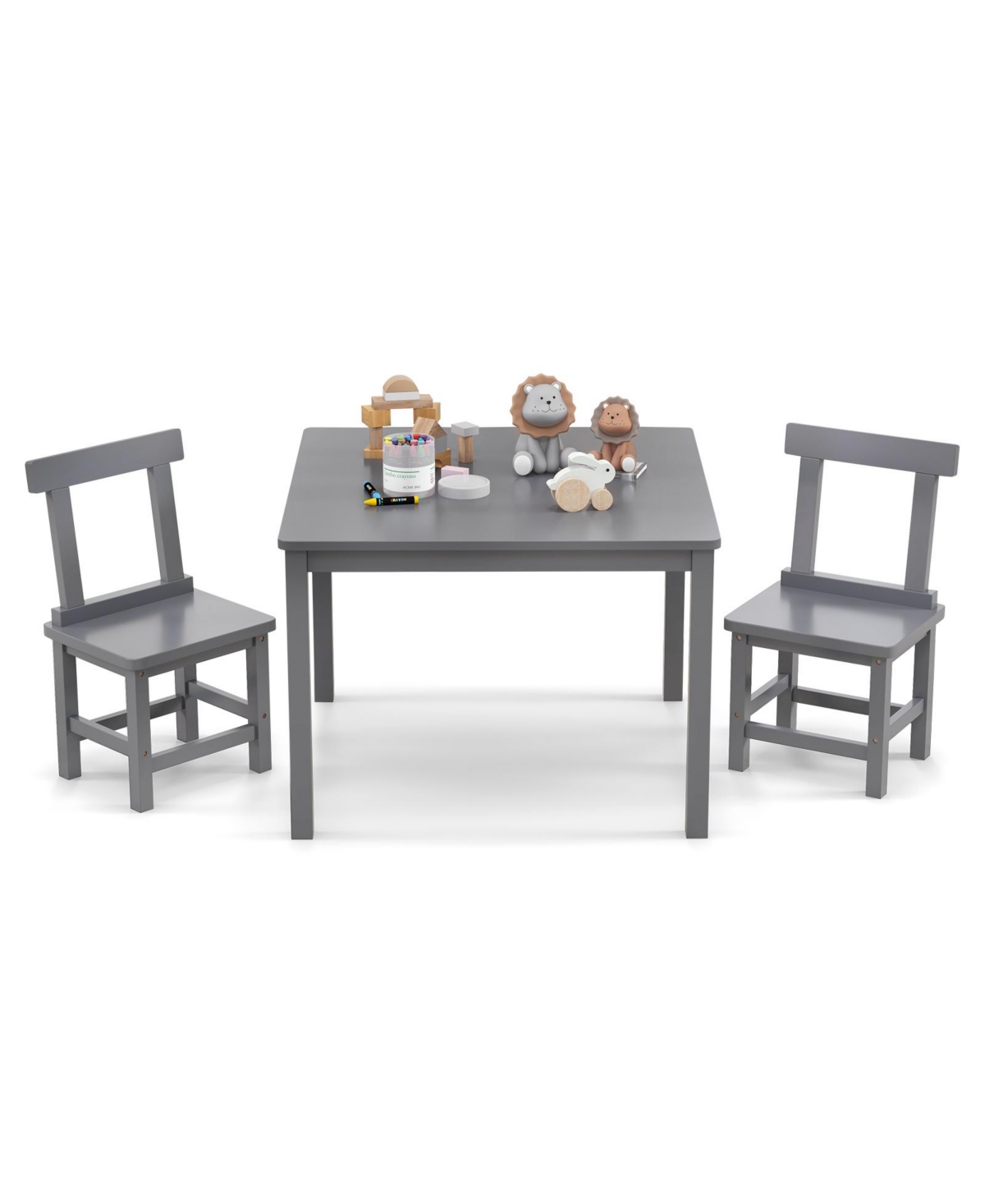 Click here for Sugift Wooden Kids Table and Chairs Set with Anti... prices
