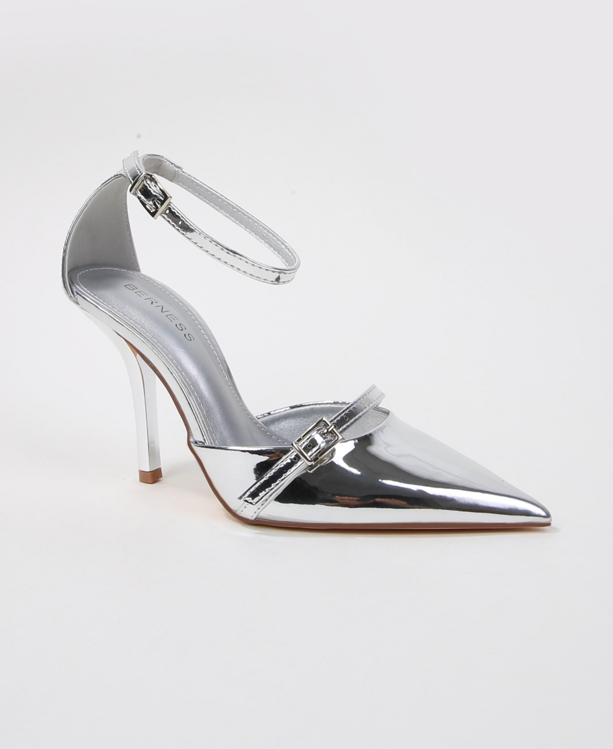 Click here for Berness Womens Maisie DOrsay Ankle Strap Pump - Si... prices