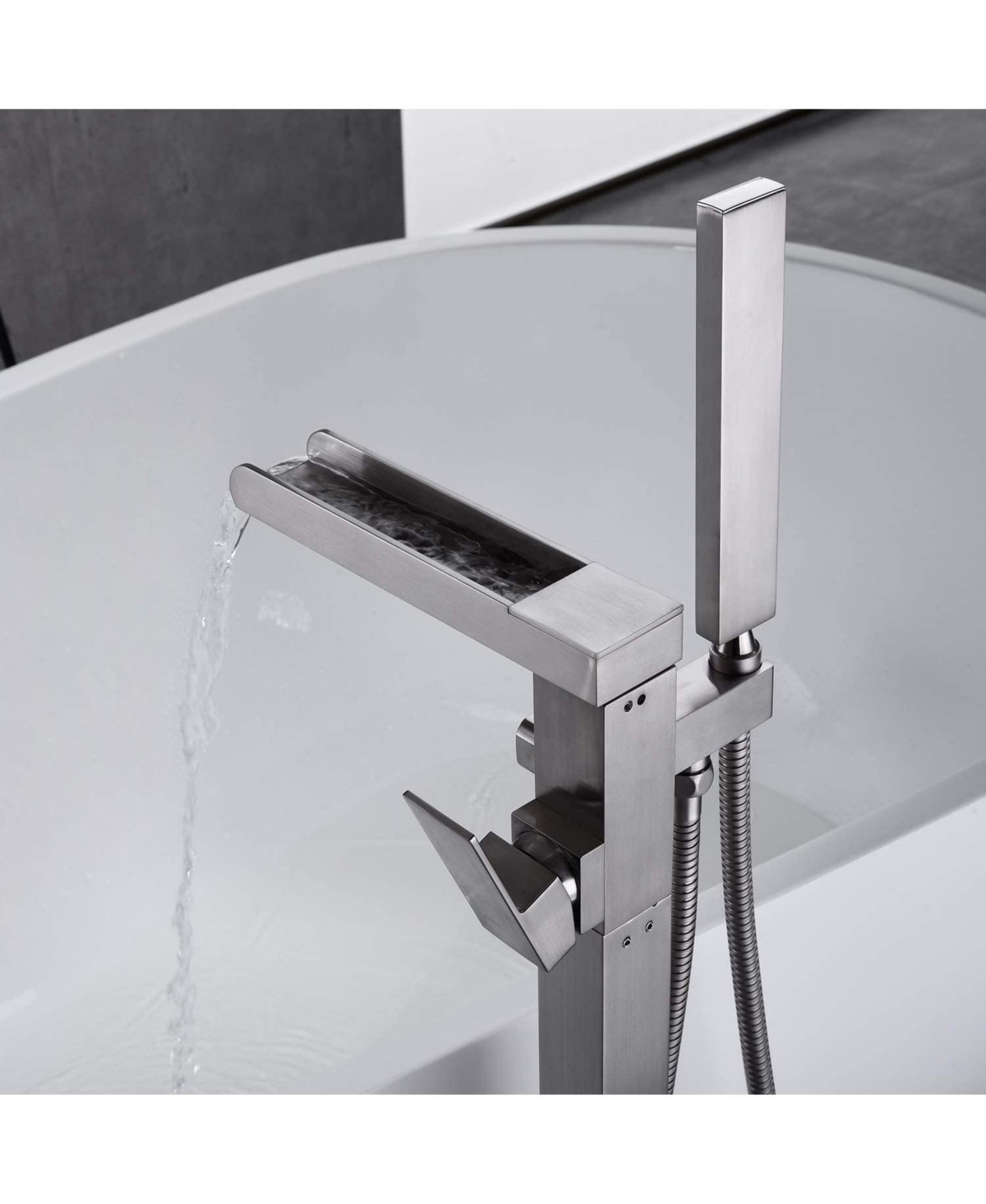 Click here for Busdays Bathroom Freestanding Waterfall Tub filler... prices