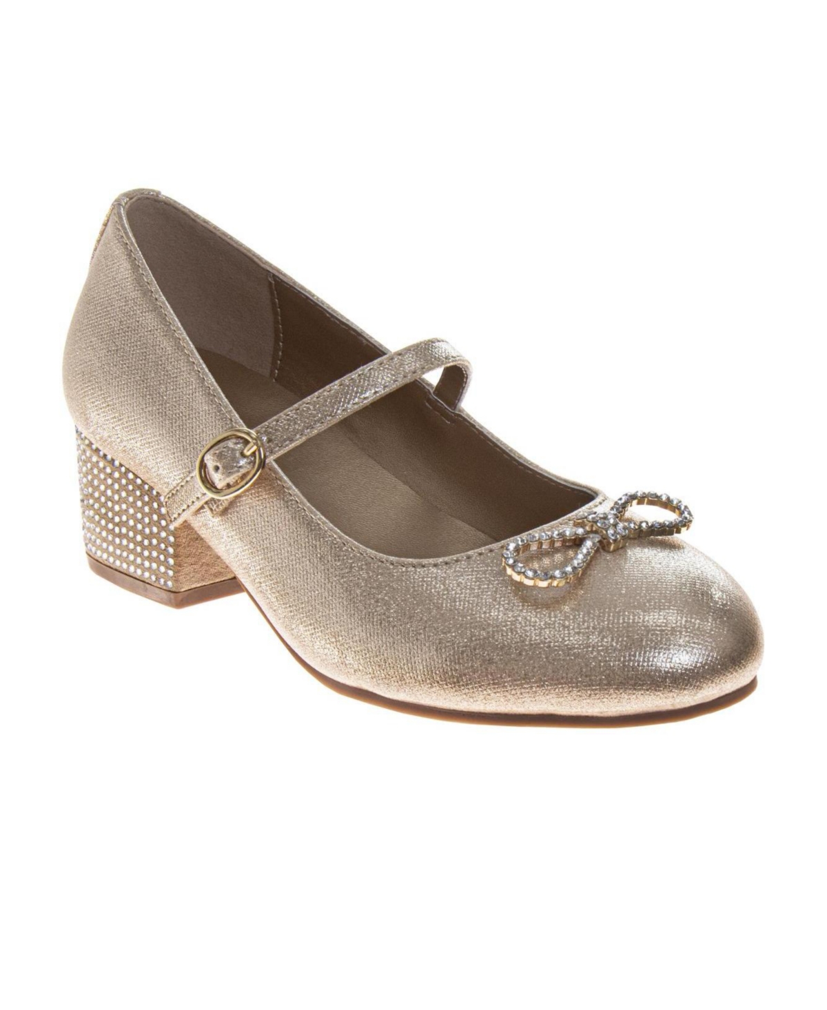 Click here for Badgley Mischka Little Girls Sparkle Shoes - Gold prices