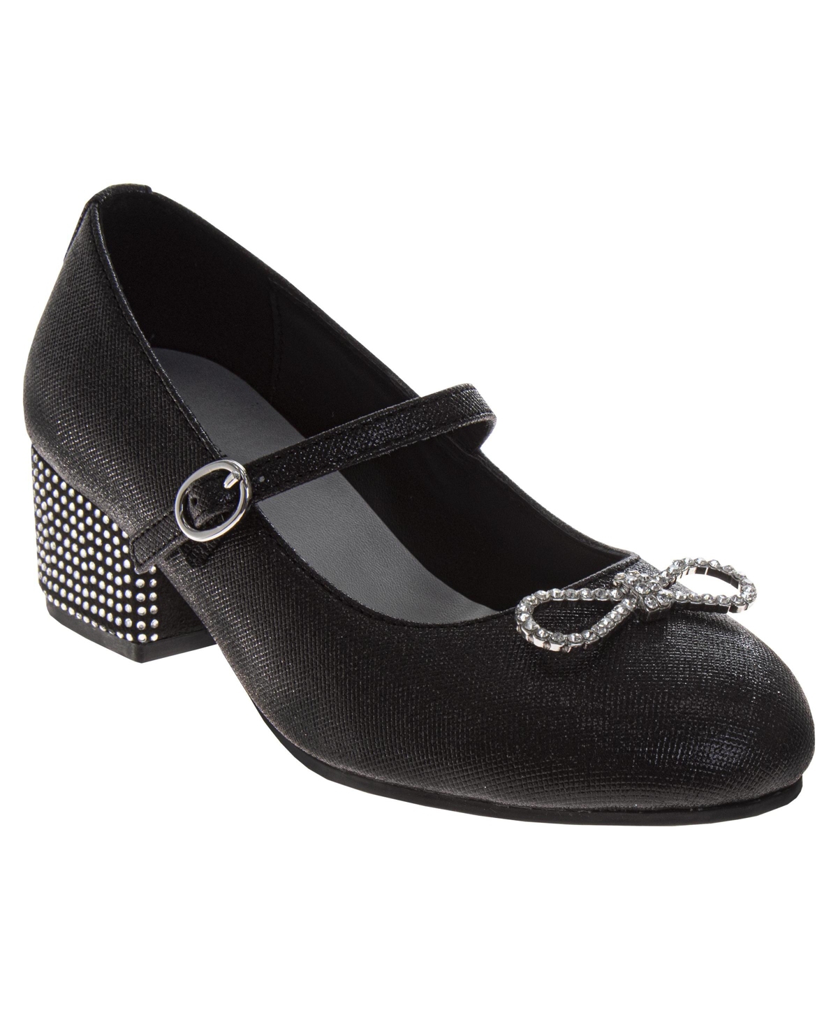 Click here for Badgley Mischka Little Girls Sparkle Shoes - Black prices