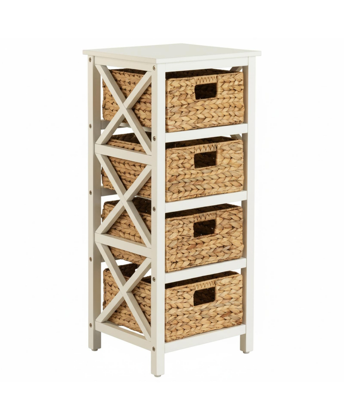 Click here for Yigii 4 Tier Xside End Storage Cabinet with 4 Wick... prices