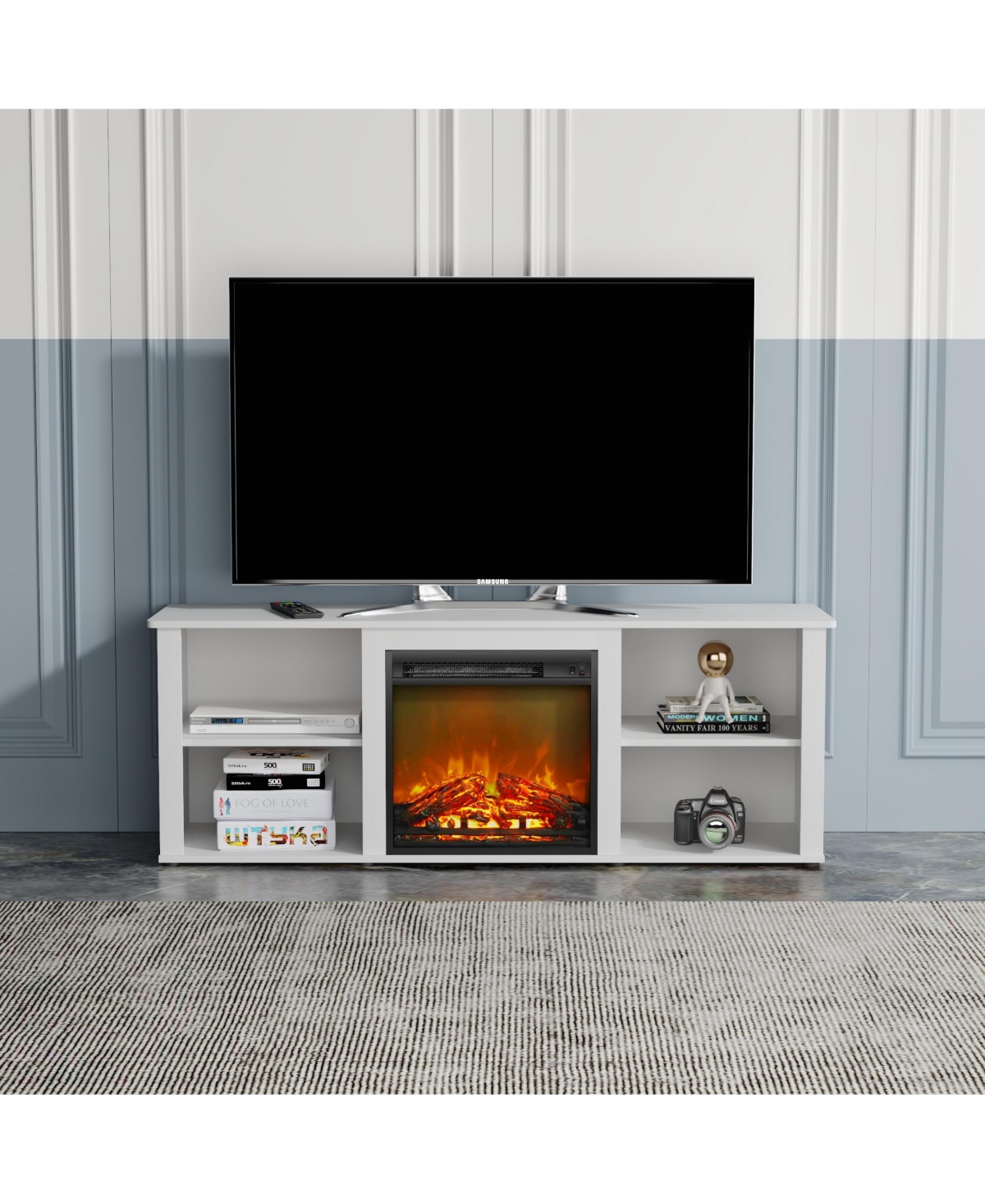 Click here for Homlux Modern Fireplace Tv Stand for TVs up to 65&... prices