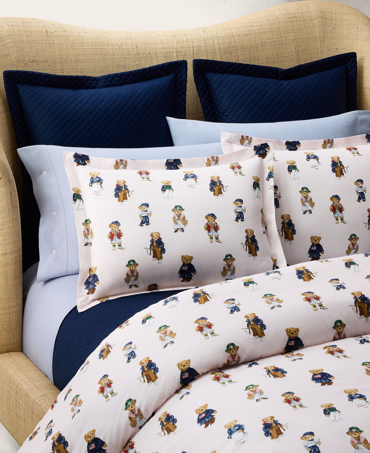 Click here for Polo Ralph Lauren Teddy Bear Stripe 2-Pc. Comforte... prices