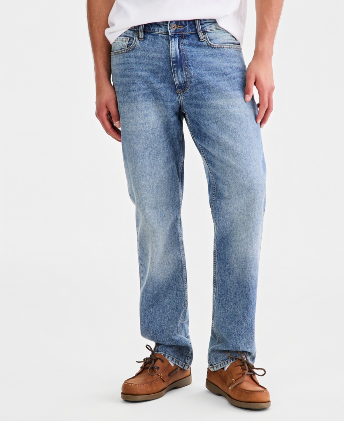 Click here for Sun + Stone Mens Harvest Straight-Fit Jeans  Macys... prices
