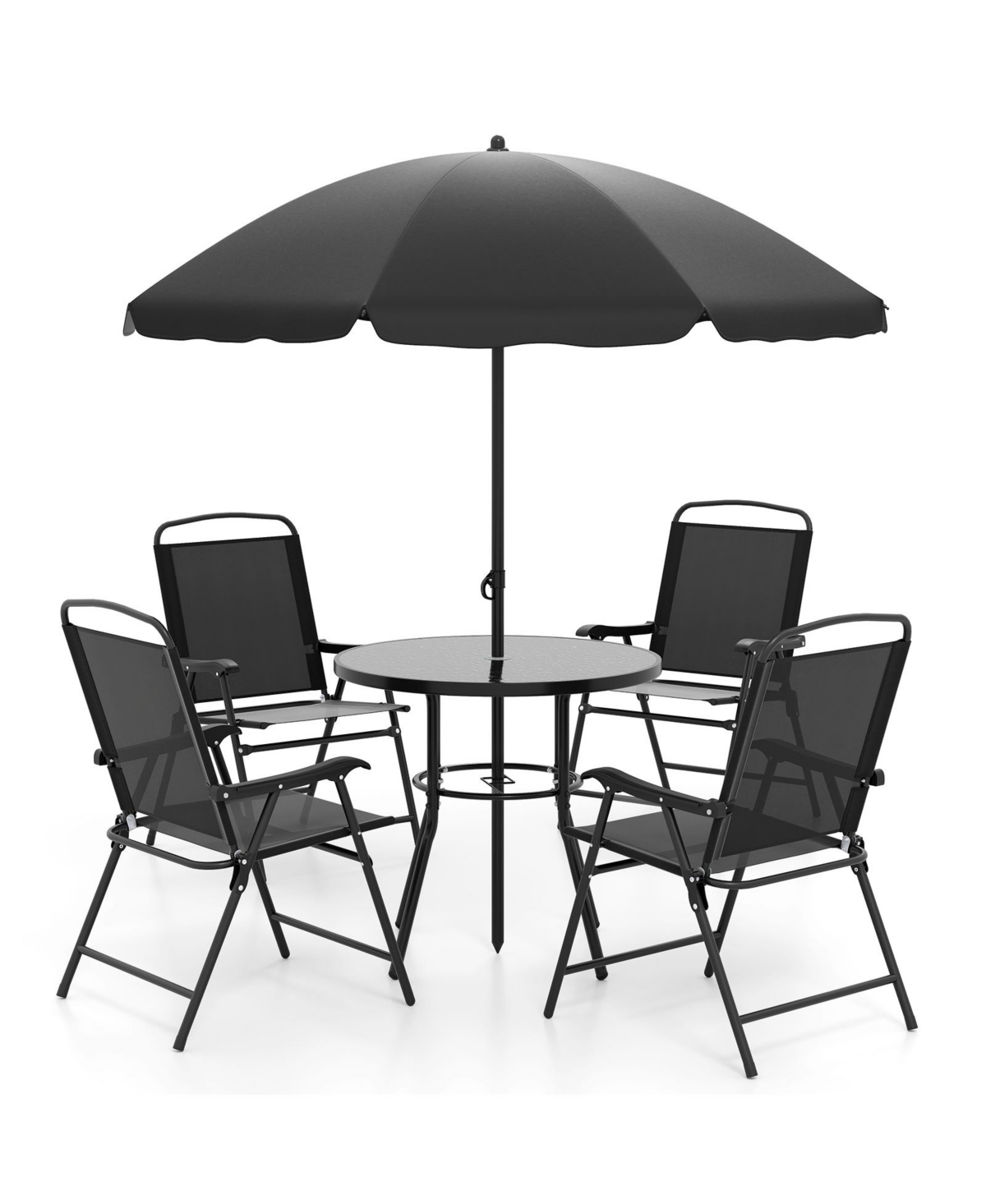 Click here for Sugift 6 Piece Patio Dining Set with Umbrella and... prices