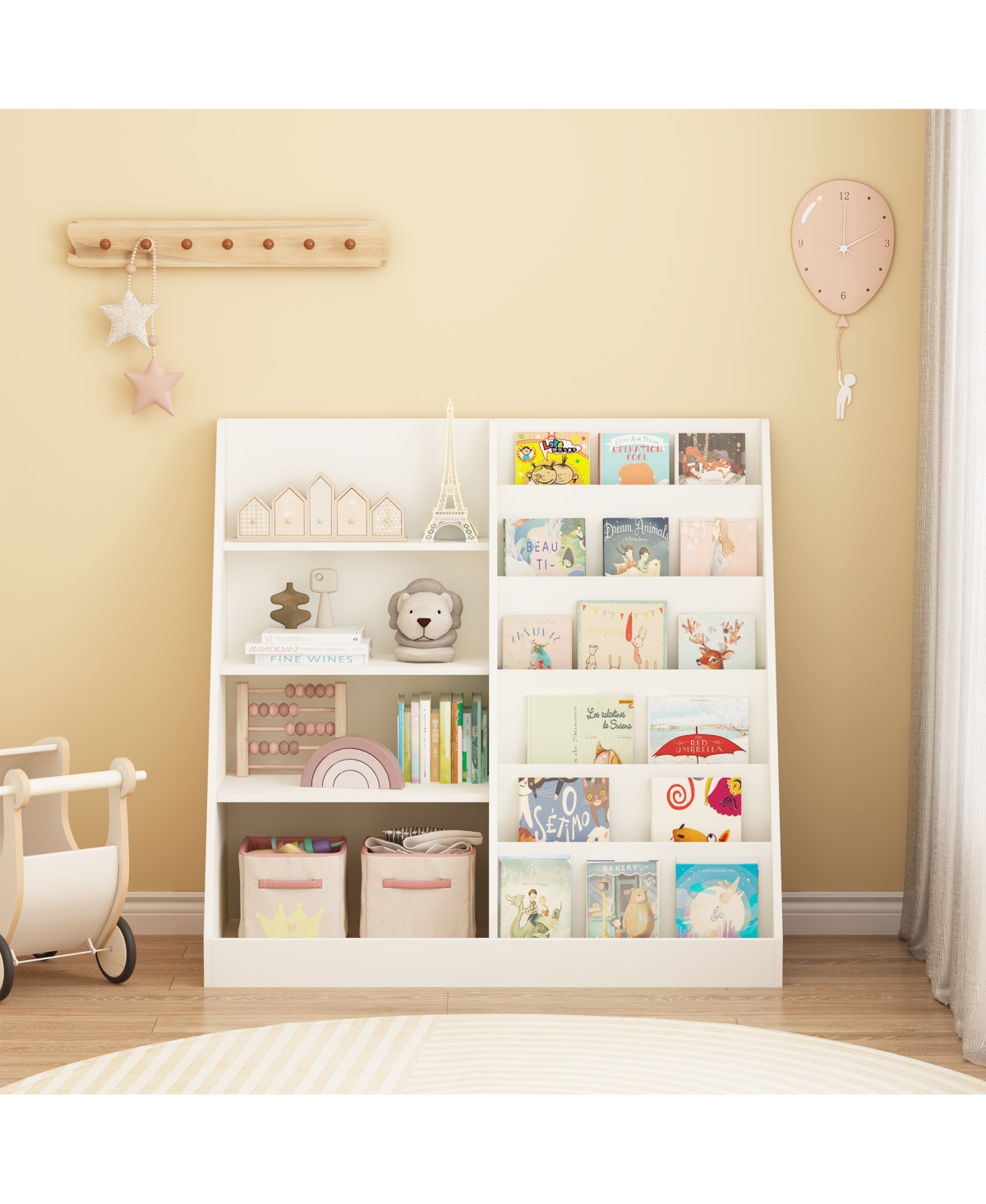 Click here for Rainsken Kids Bookshelf and Toy Storage Organizer... prices