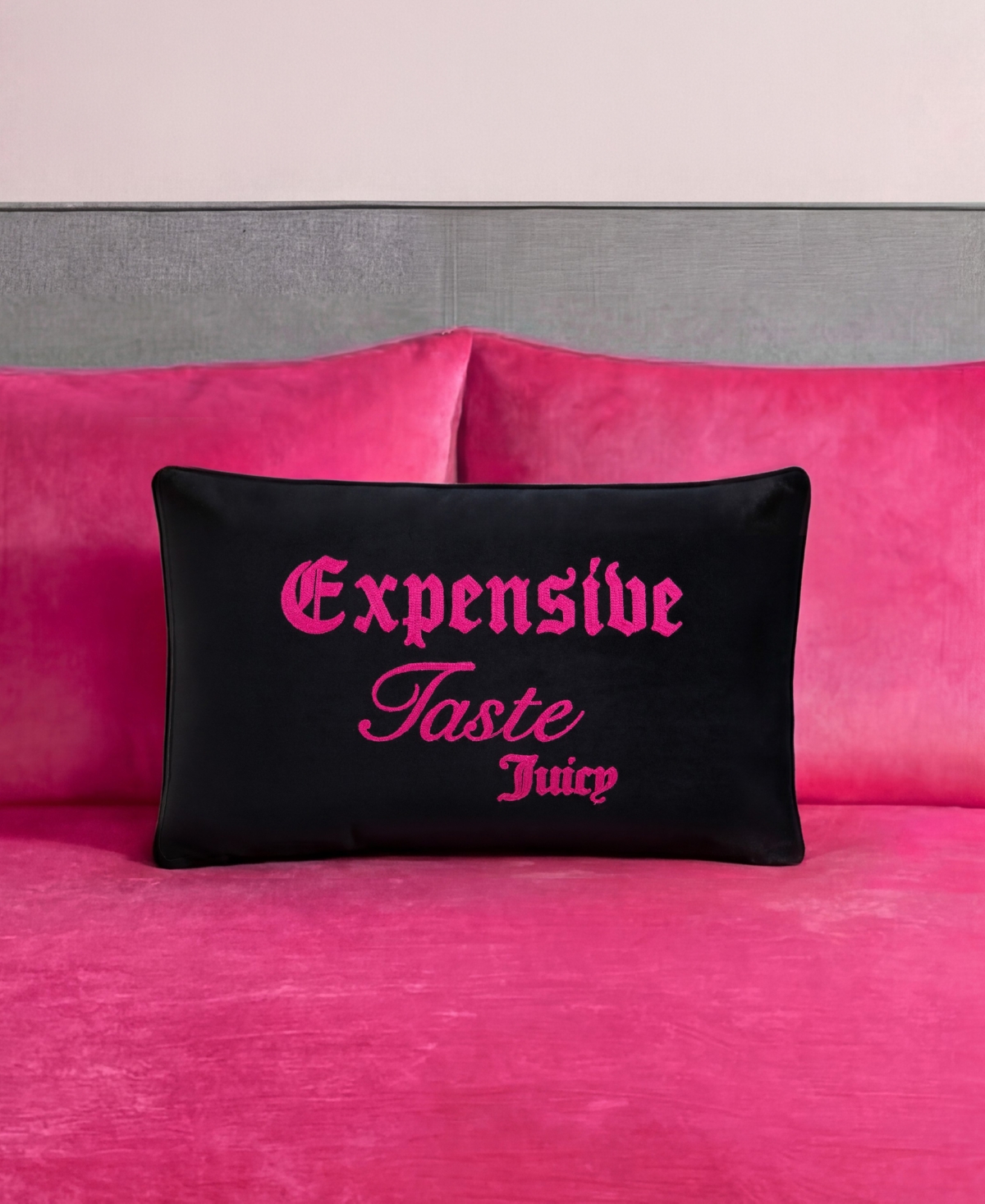 Click here for Juicy Couture Shaped Decorative Pillow  14 x 24 -... prices