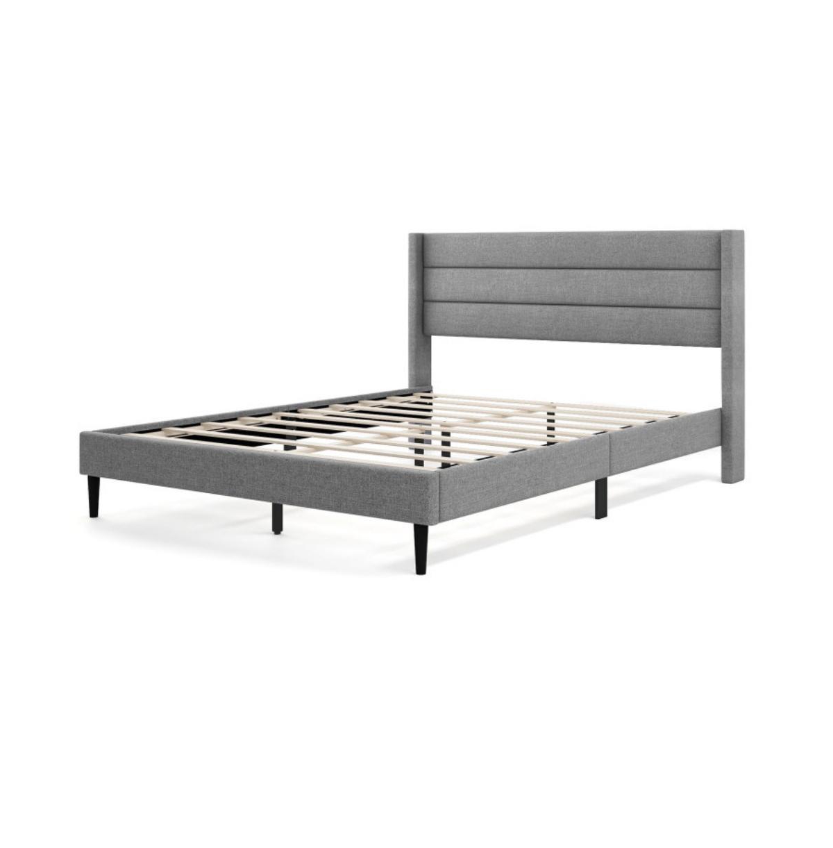 Click here for Gouun Linen Upholstered Platform Queen Bed Frame w... prices