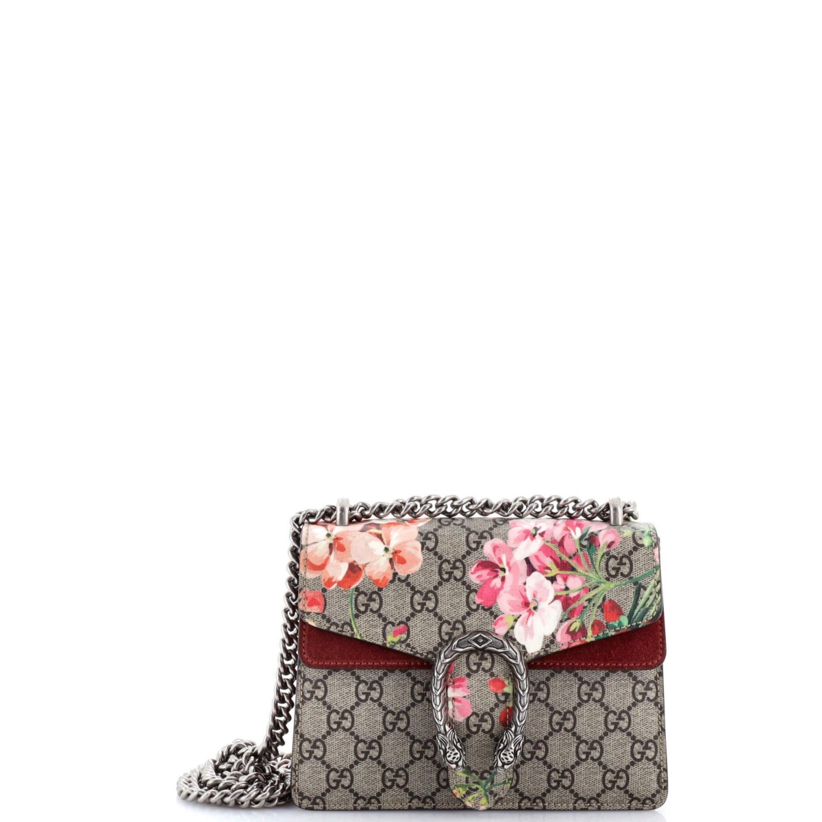 Click here for Pre-Owned Gucci Mini Dionysus Bag Blooms Print Gg... prices