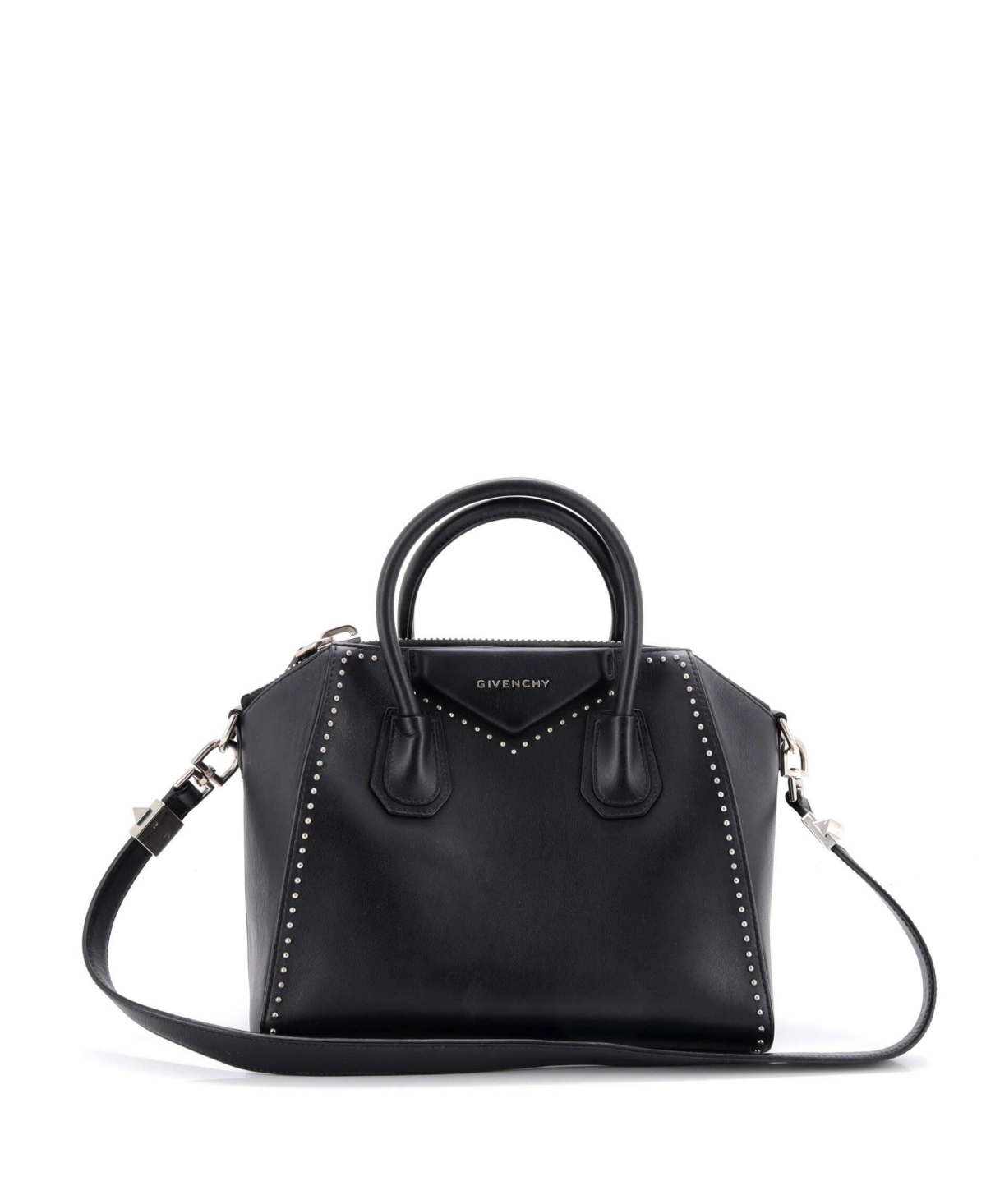 Click here for Pre-Owned Givenchy Small Antigona Bag Studded Leat... prices