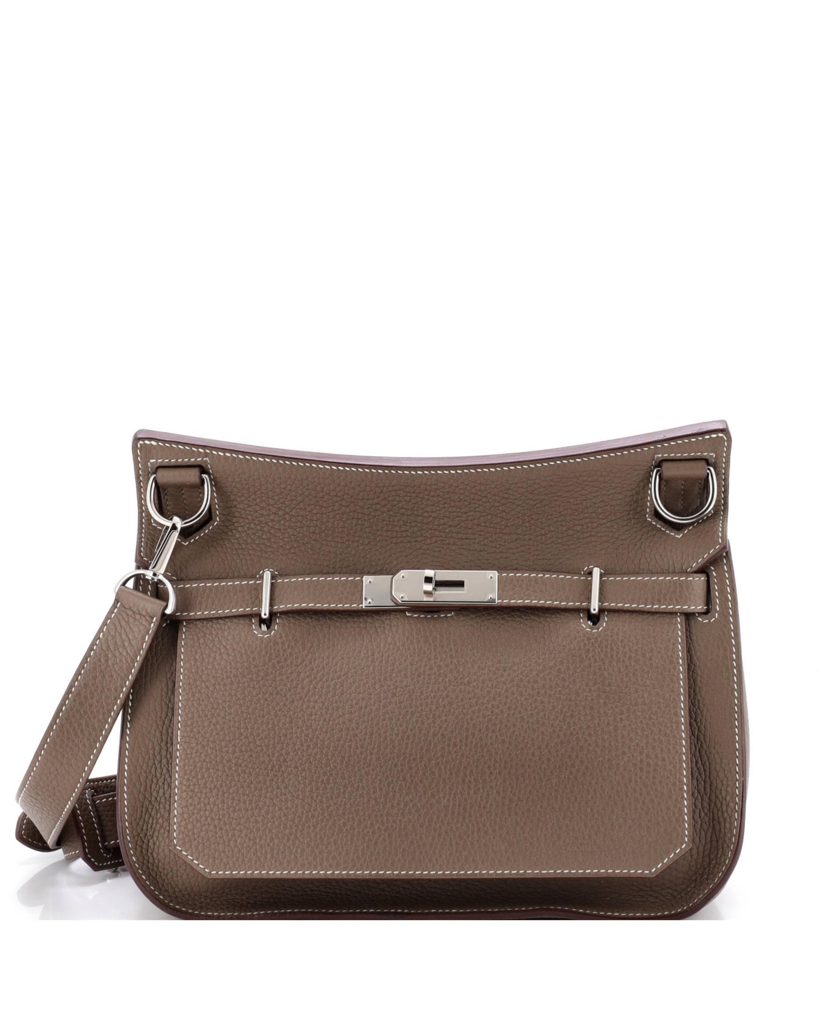 Click here for Pre-Owned Hermes 28 Jypsiere Bag Clemence - Brown prices