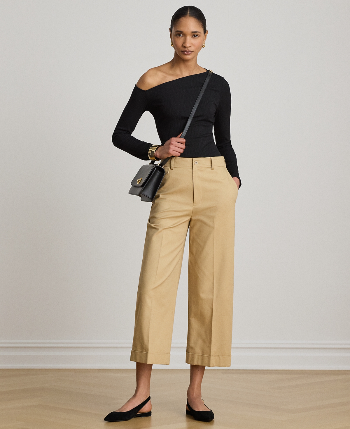 Click here for Lauren Ralph Lauren Petite High-Rise Double-Faced... prices