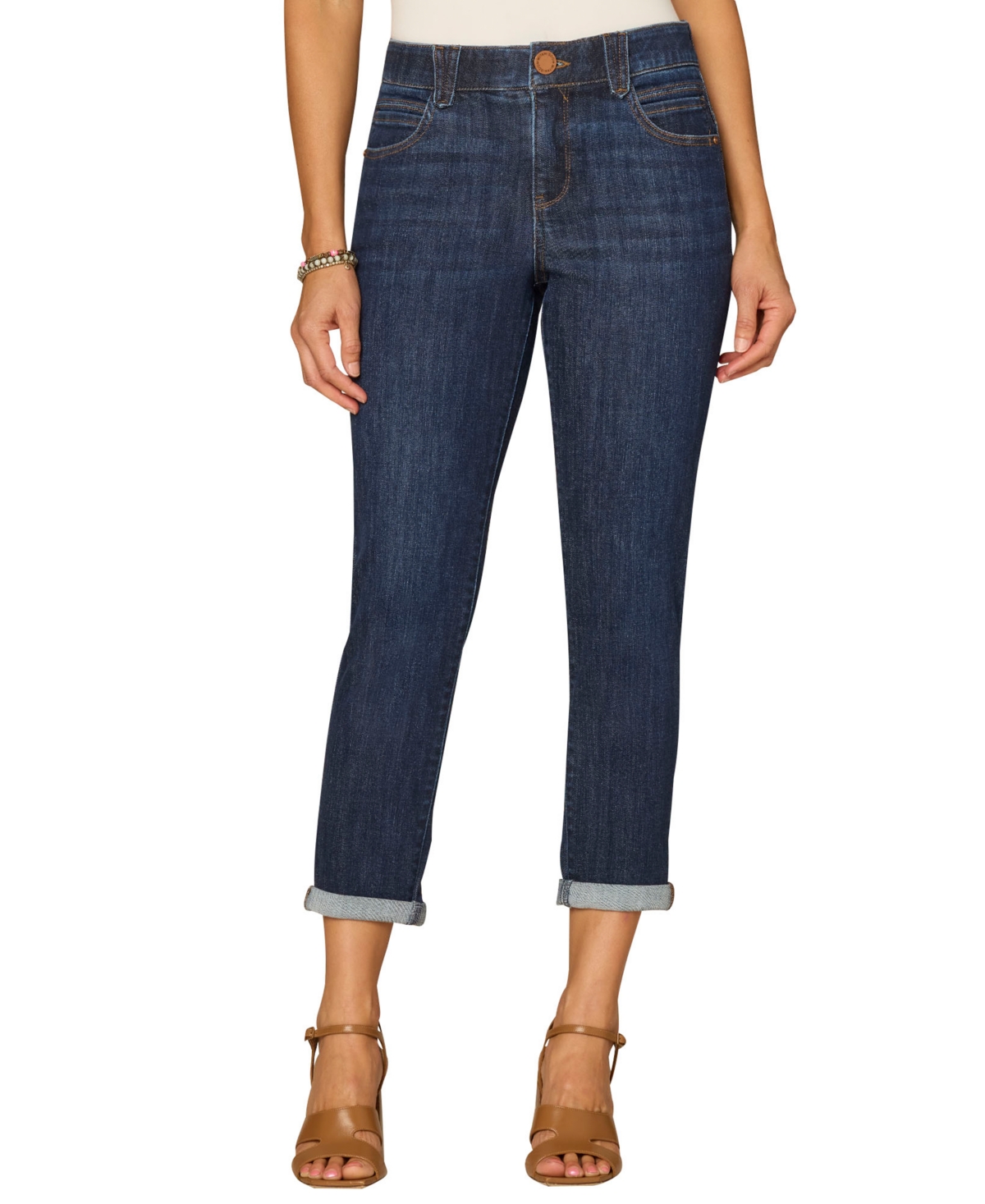 Click here for Democracy Petite Mid Rise Skinny Fit Jeans - In In... prices