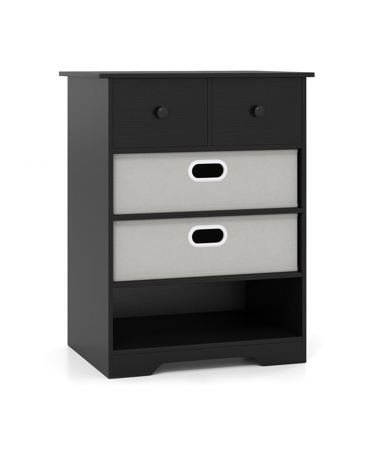 Click here for Slickblue 4-Drawer Storage Dresser with Open Shelv... prices
