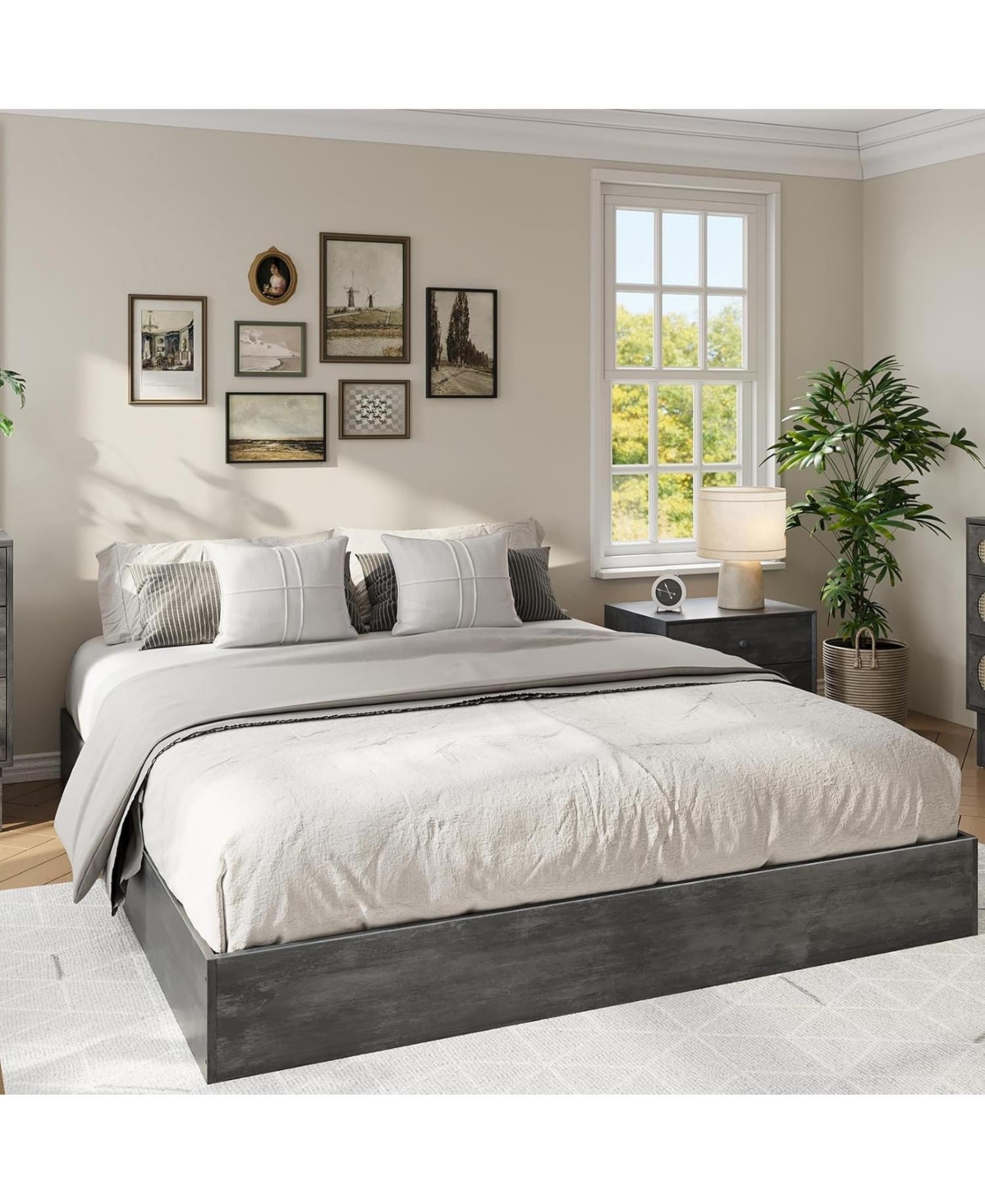 Click here for gaomon Twin Xl Platform Bed Frame Wood Slat Suppor... prices