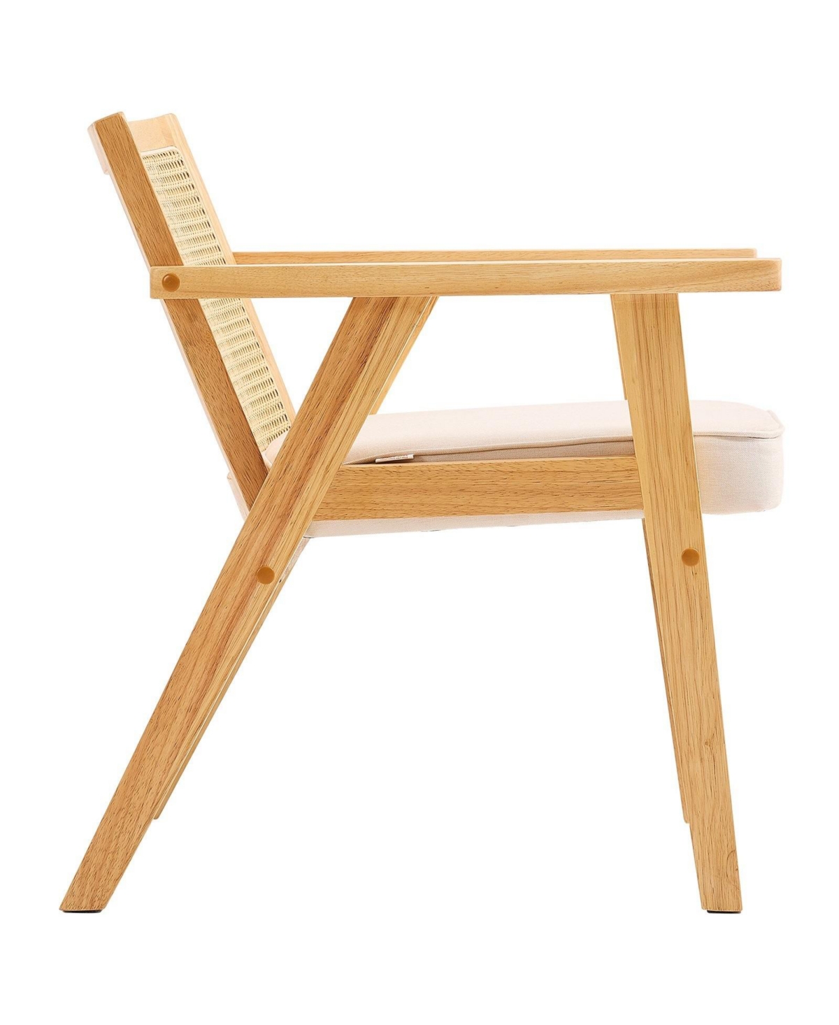 Click here for Sugift Mid Century Modern Rattan Chair  Velvet Uph... prices