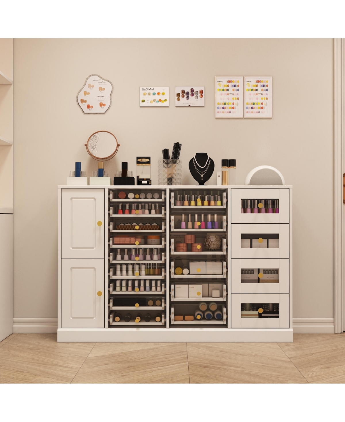 Click here for Famapy 19 Drawers Dressers  Nail Table  Makeup Tab... prices