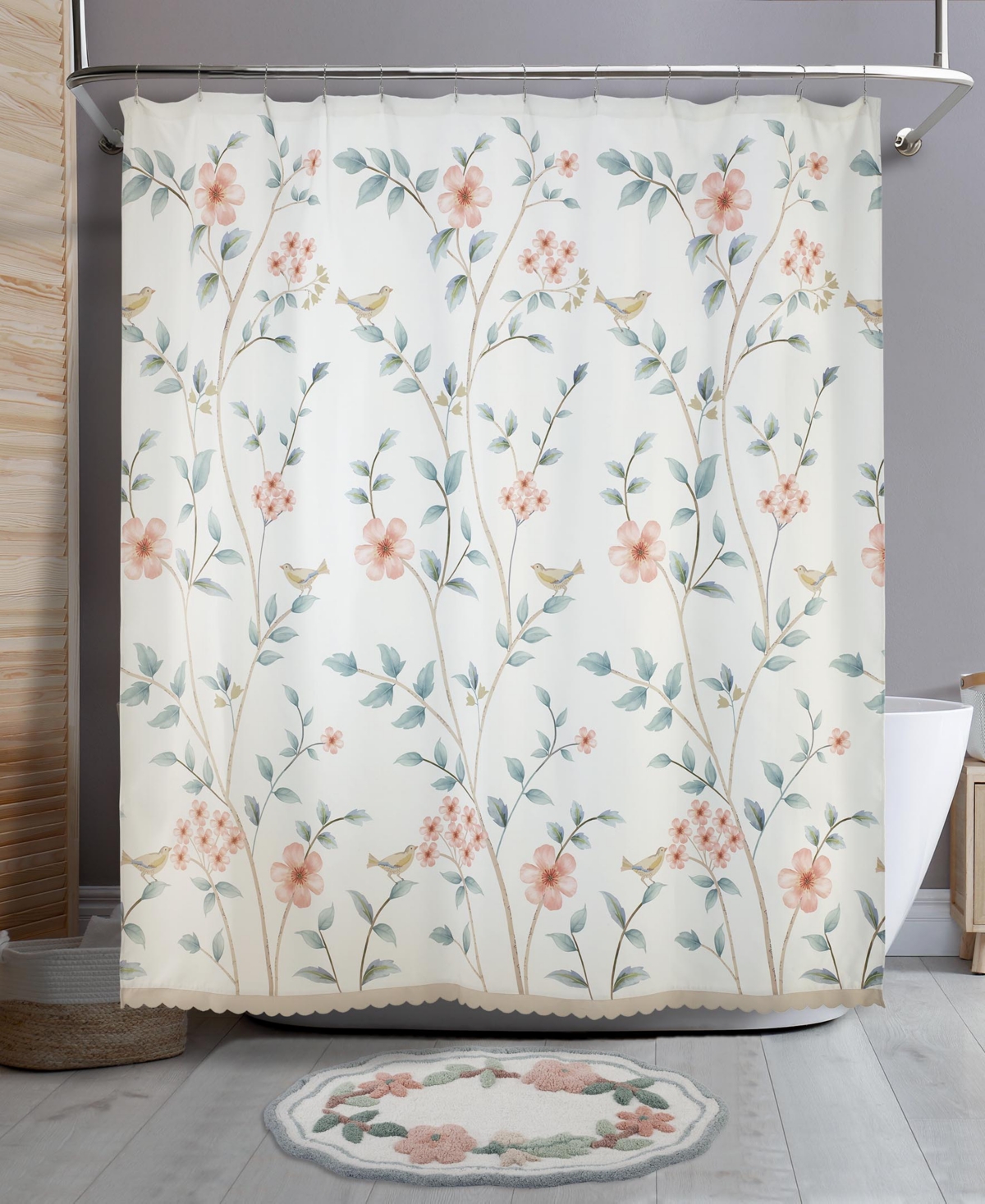 Click here for Avanti Pretty Birds Shower Curtain  72 x 72 - Mult... prices
