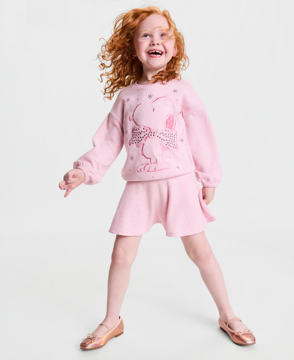 Click here for Disney Girls 2T-6X Snoopy Top and Skort  2-Piece S... prices