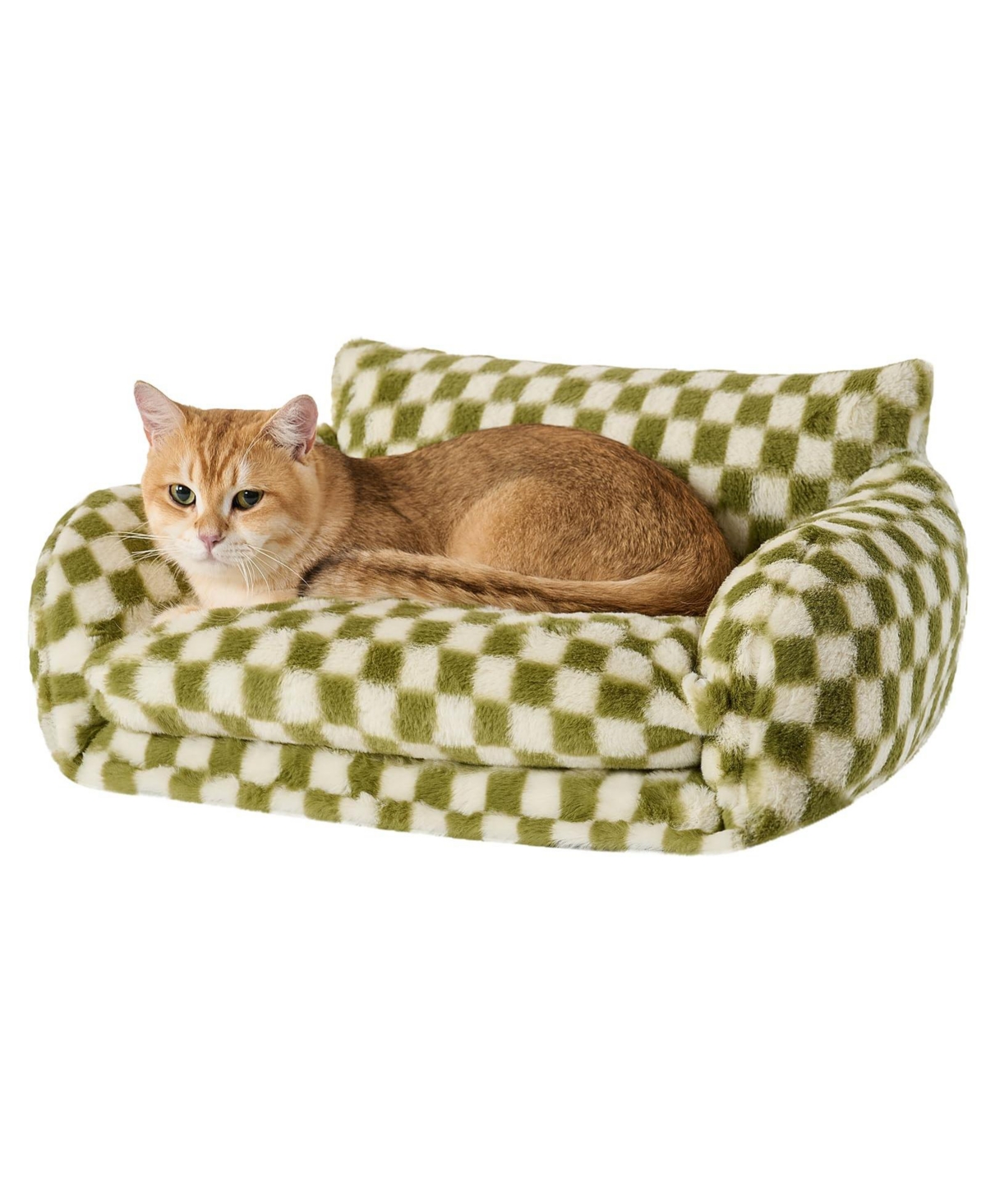 Click here for Aronkl Fluffy Plush Cat Bed Double Layer Soft Pet... prices