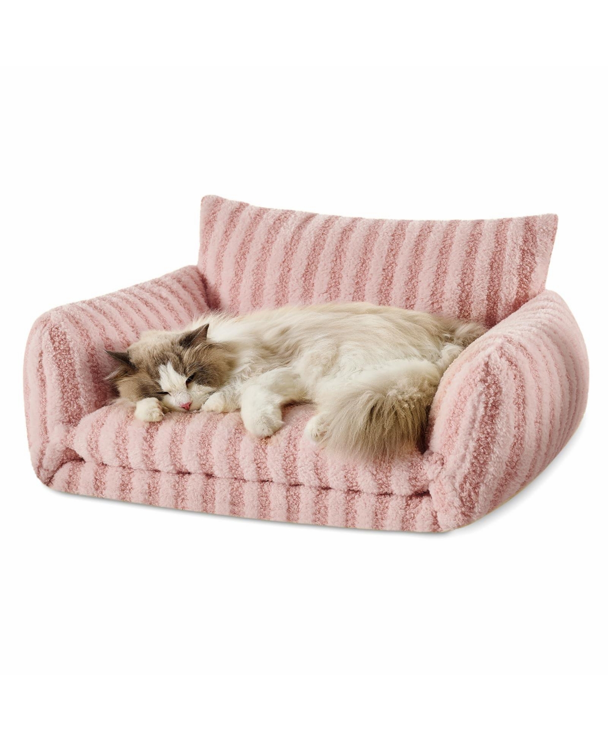 Click here for Aronkl Fluffy Plush Cat Bed Double Layer Soft Pet... prices