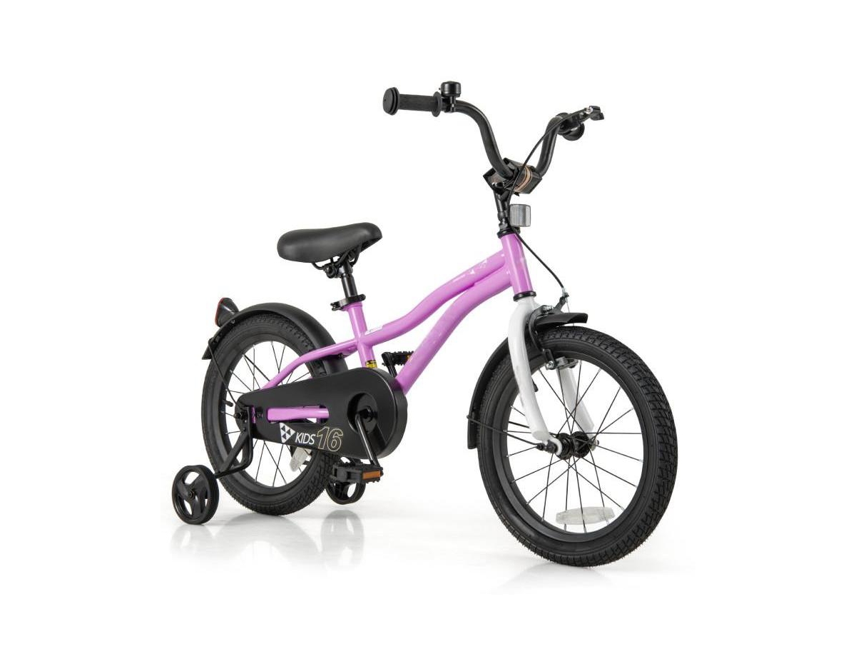 Click here for Hongge Kids 16 Inch Bike with 2 Brakes - Purple prices