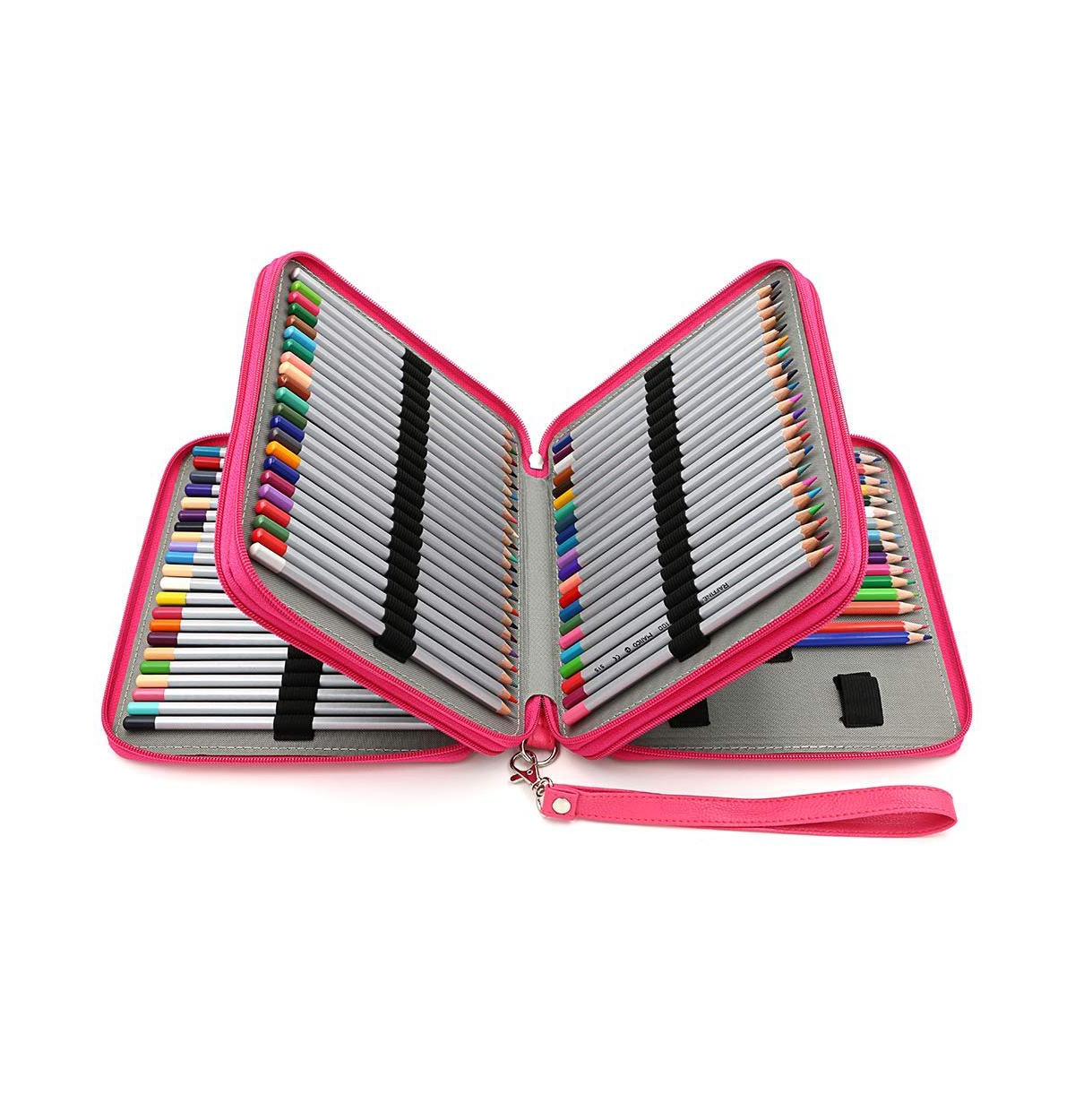 Click here for Gnuadz Pu Leather Pencil Case 120 Slot Holder Hand... prices