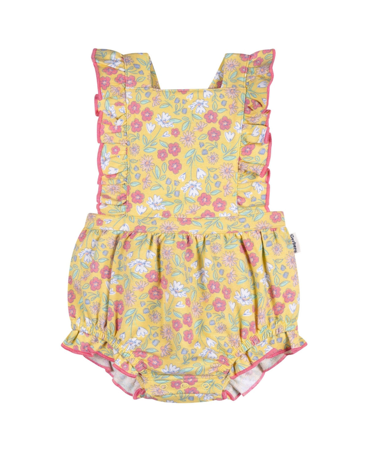 Click here for Gerber Baby Girls Ruffle Strap Bubble Romper. - Ye... prices
