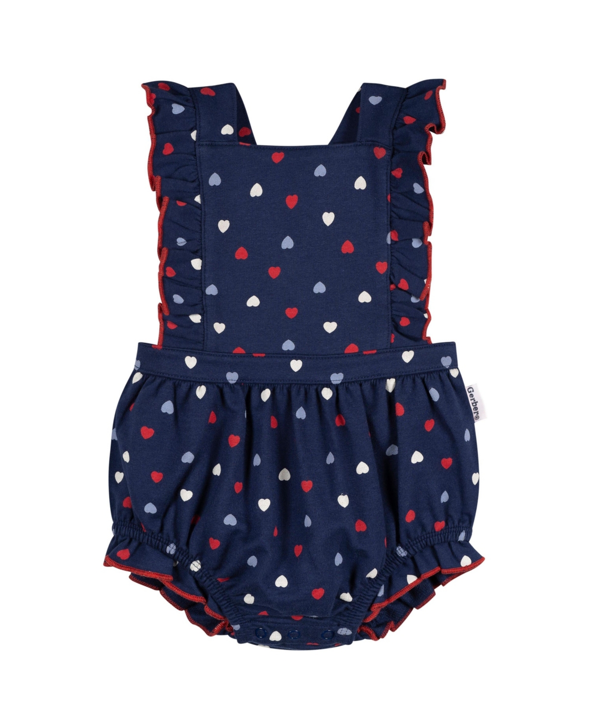 Click here for Gerber Baby Girls Ruffle Strap Bubble Romper. - Bl... prices