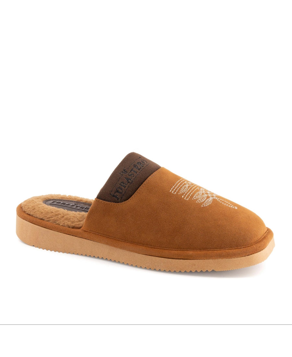 Click here for Forastero Mens Suede Slippers - Brown prices