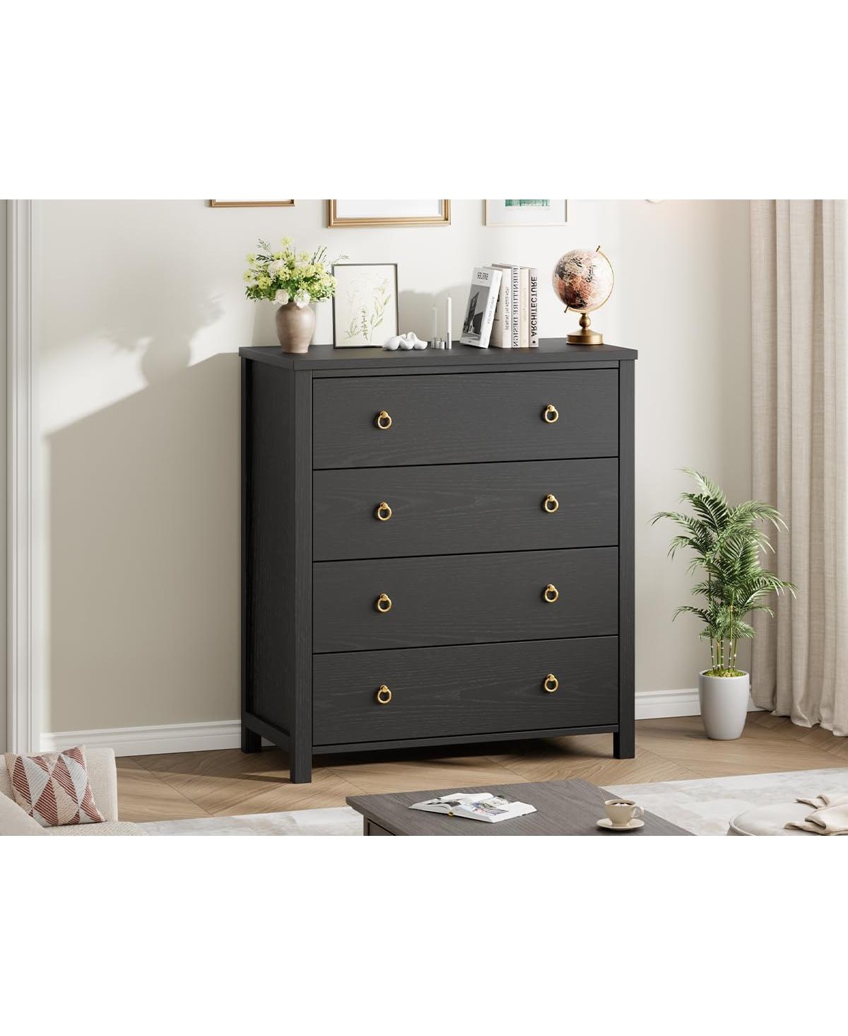 Click here for gaomon 4-Drawer Dresser for Bedroom  37 Tall Woode... prices