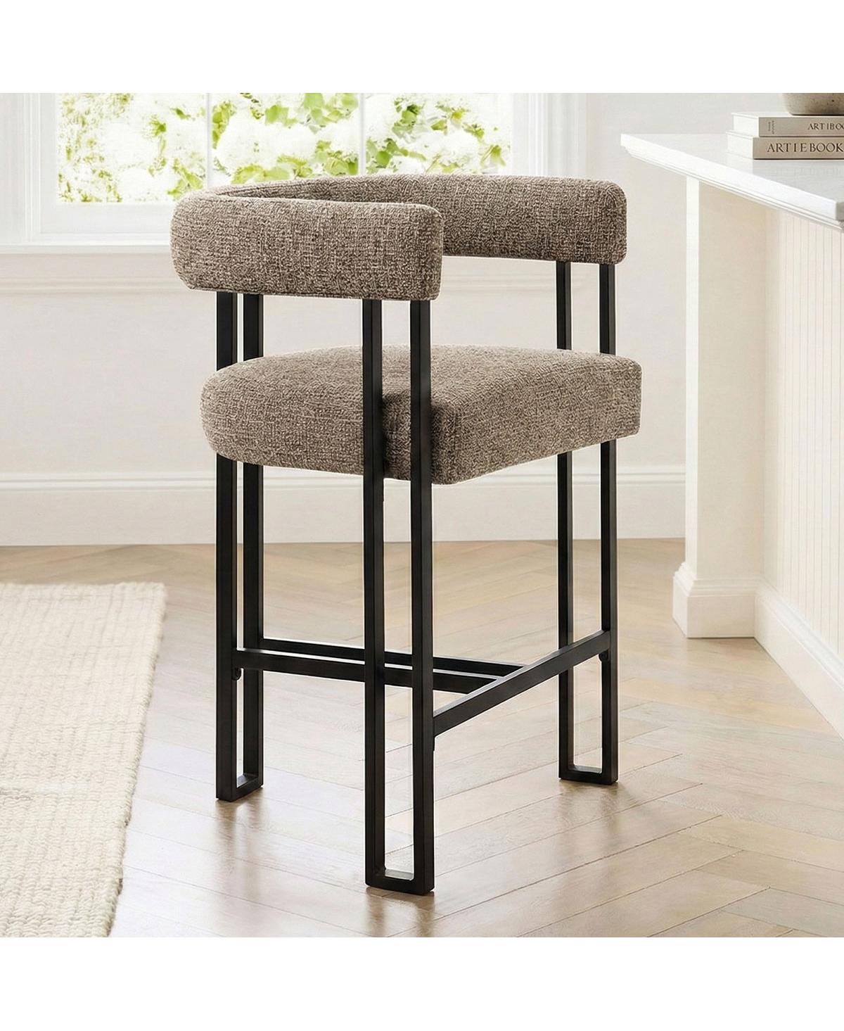 Click here for Maison Boucle Upholstered Counter Height Stool wit... prices