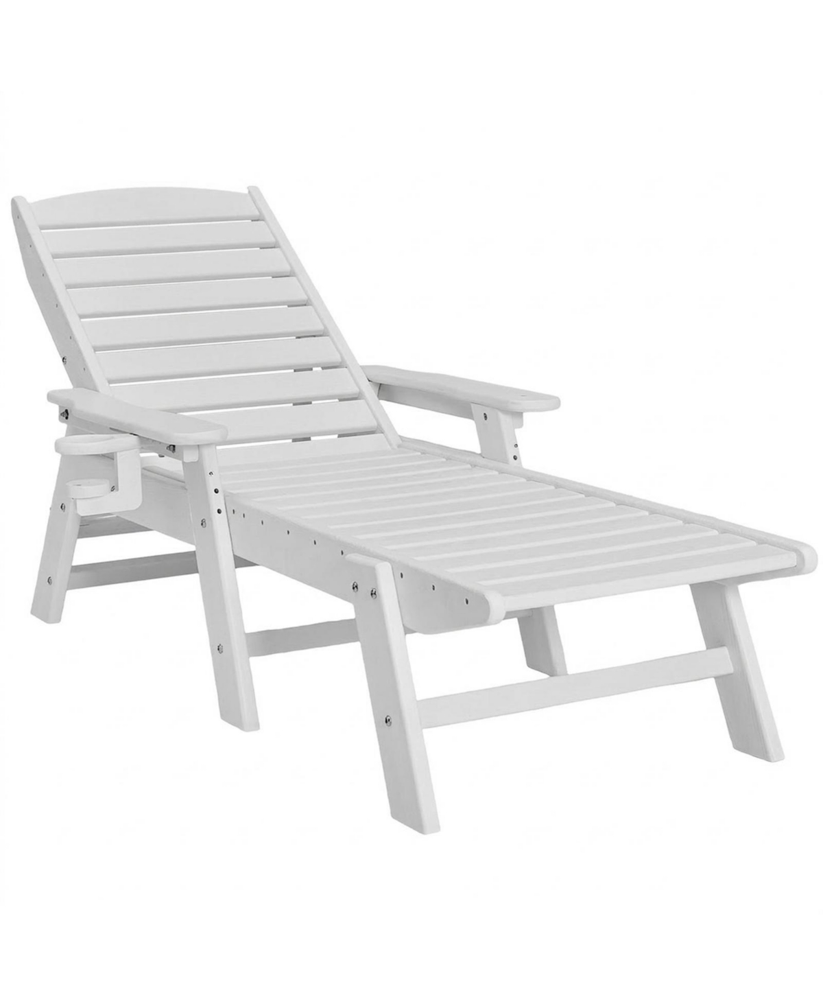 Click here for Sugift Adjustable Hdpe Patio Chaise Lounge Chair w... prices