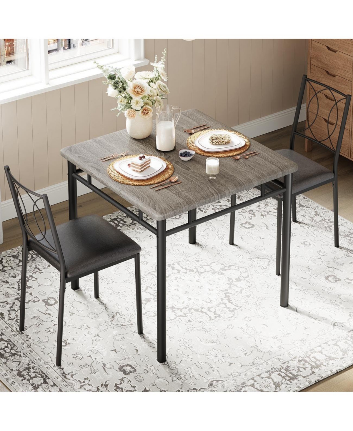 Click here for gaomon Dining Table Set for 2  Small Kitchen Table... prices