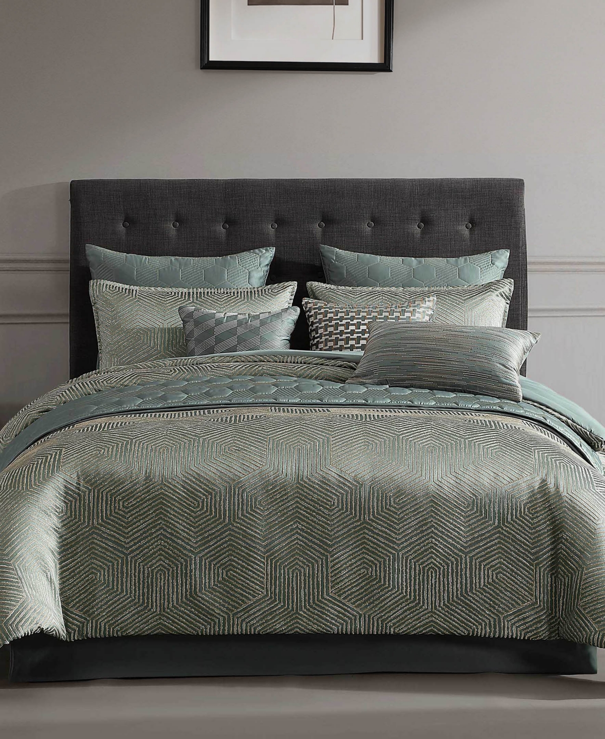 Click here for Riverbrook Home Hendrix Jacquard 10-Pc. Comforter... prices