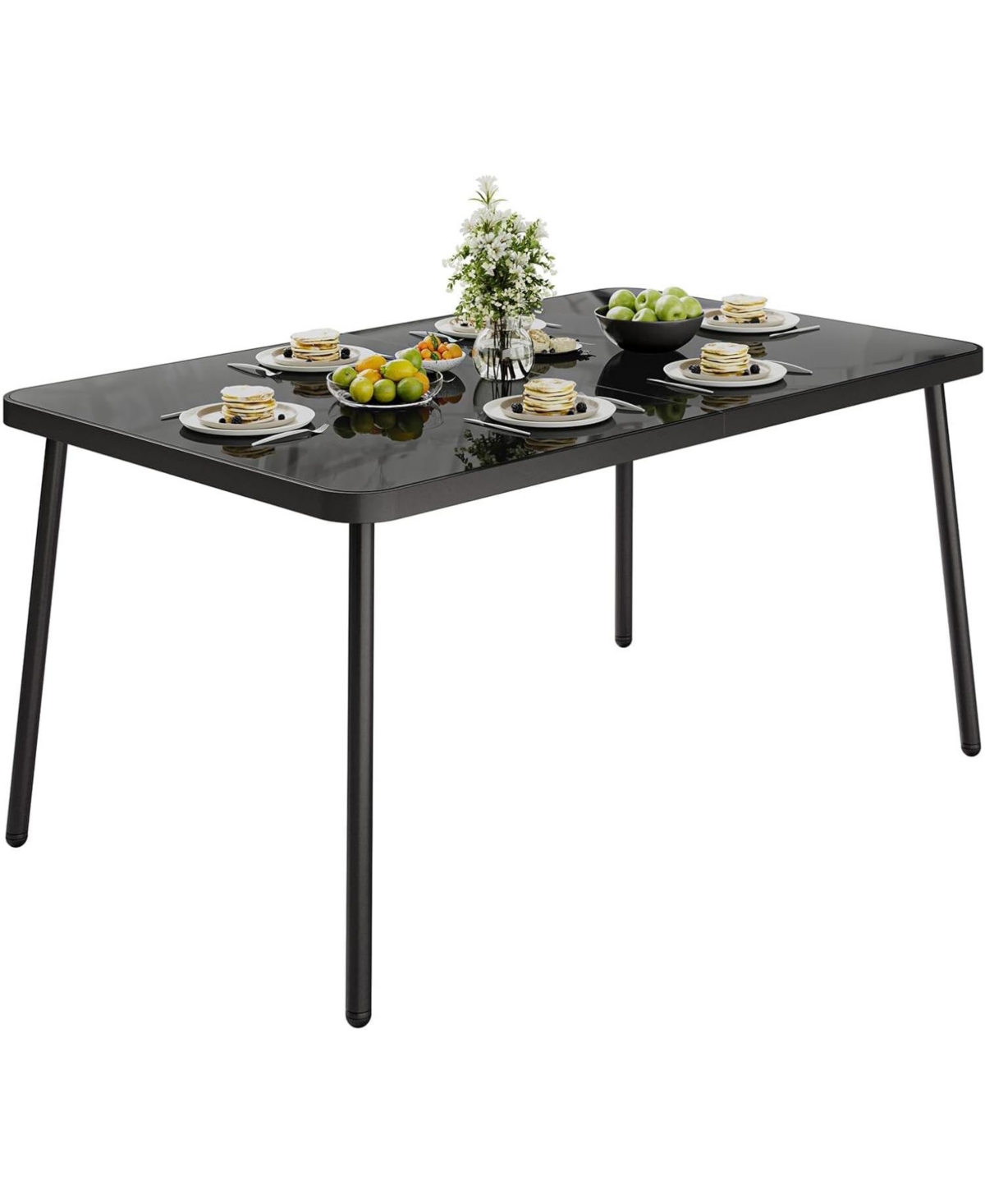 Click here for gaomon Outdoor Dining Table with Tempered Glass To... prices