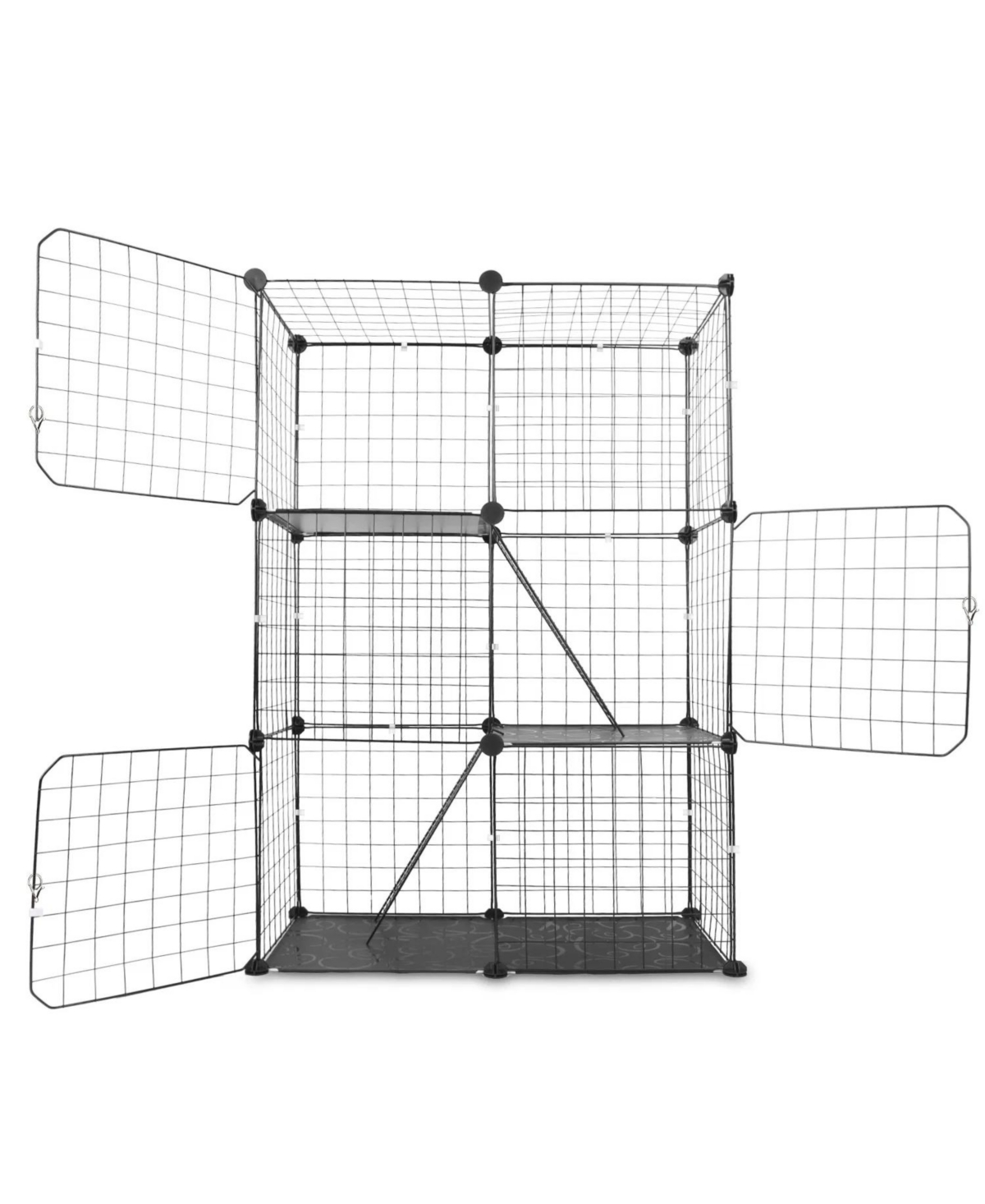 Click here for Zeus & Ruta 3 Tier Cat Enclosure with Metal Frame... prices