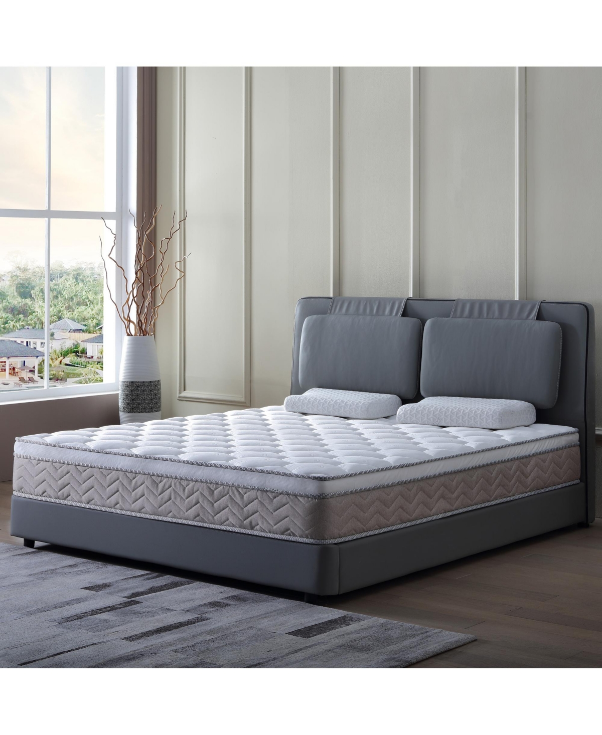 Click here for Boyel Living 12 Inch Hybrid Queen Mattress in a Bo... prices