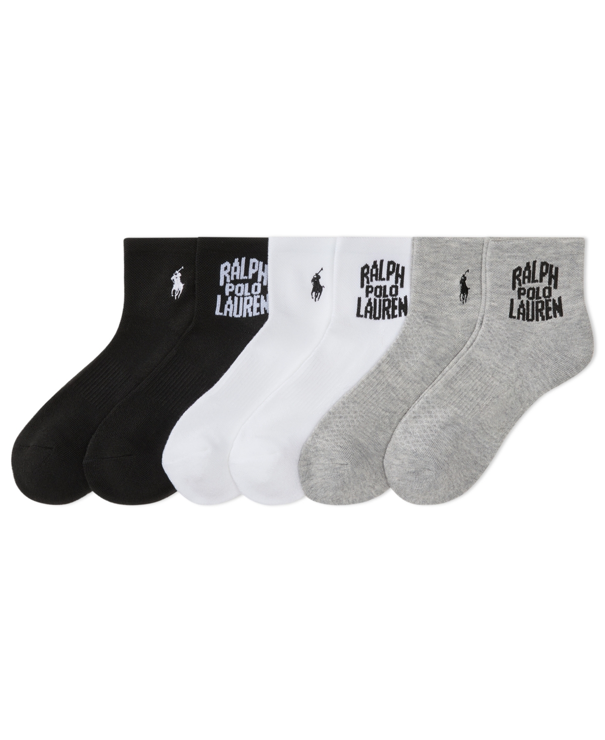 Click here for Polo Ralph Lauren Womens Ankle Socks  6-Pack - Bas... prices