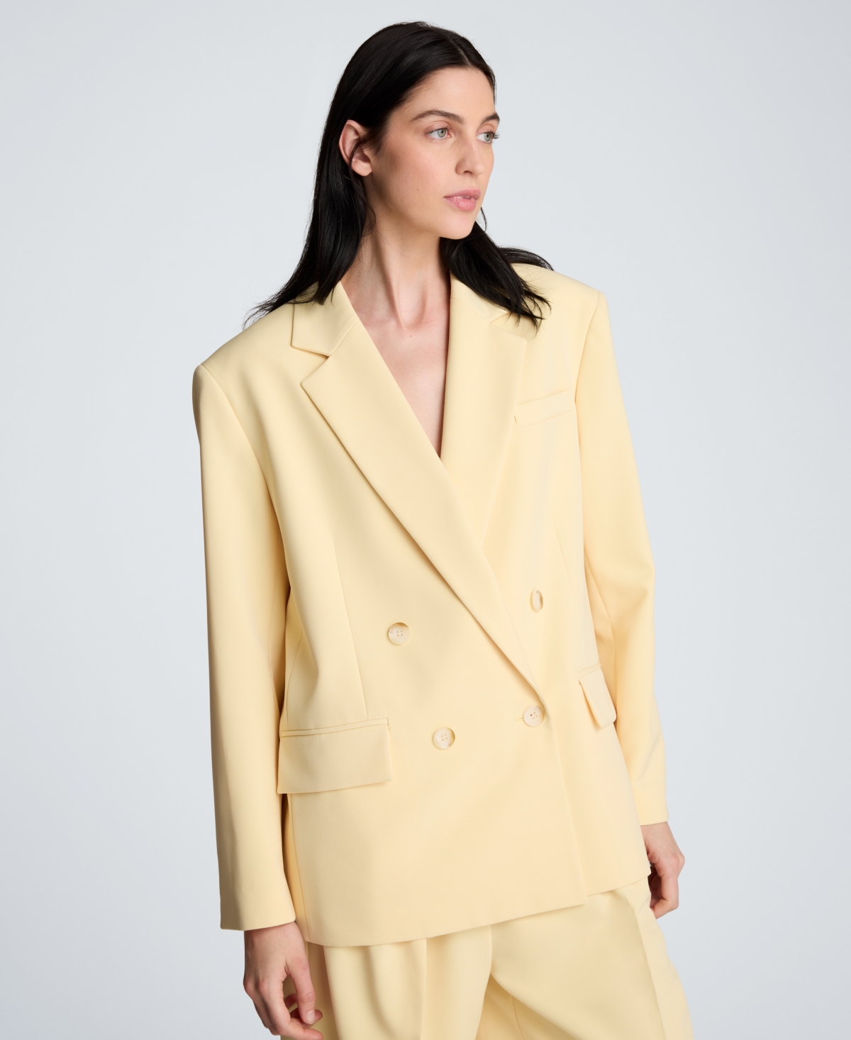 Click here for Kenneth Cole Womens Double-Breasted Boyfriend Jack... prices