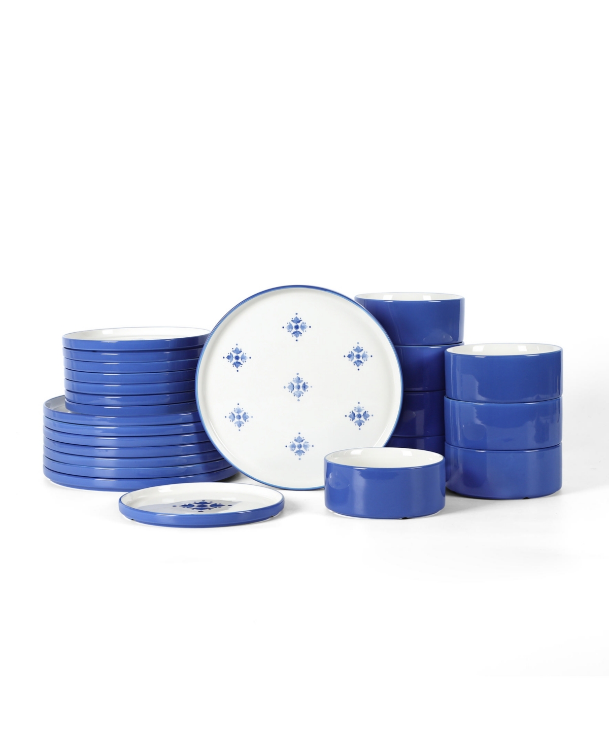 Click here for Stone Lain Cobalt 24-Pc. Dinnerware Set  Service F... prices