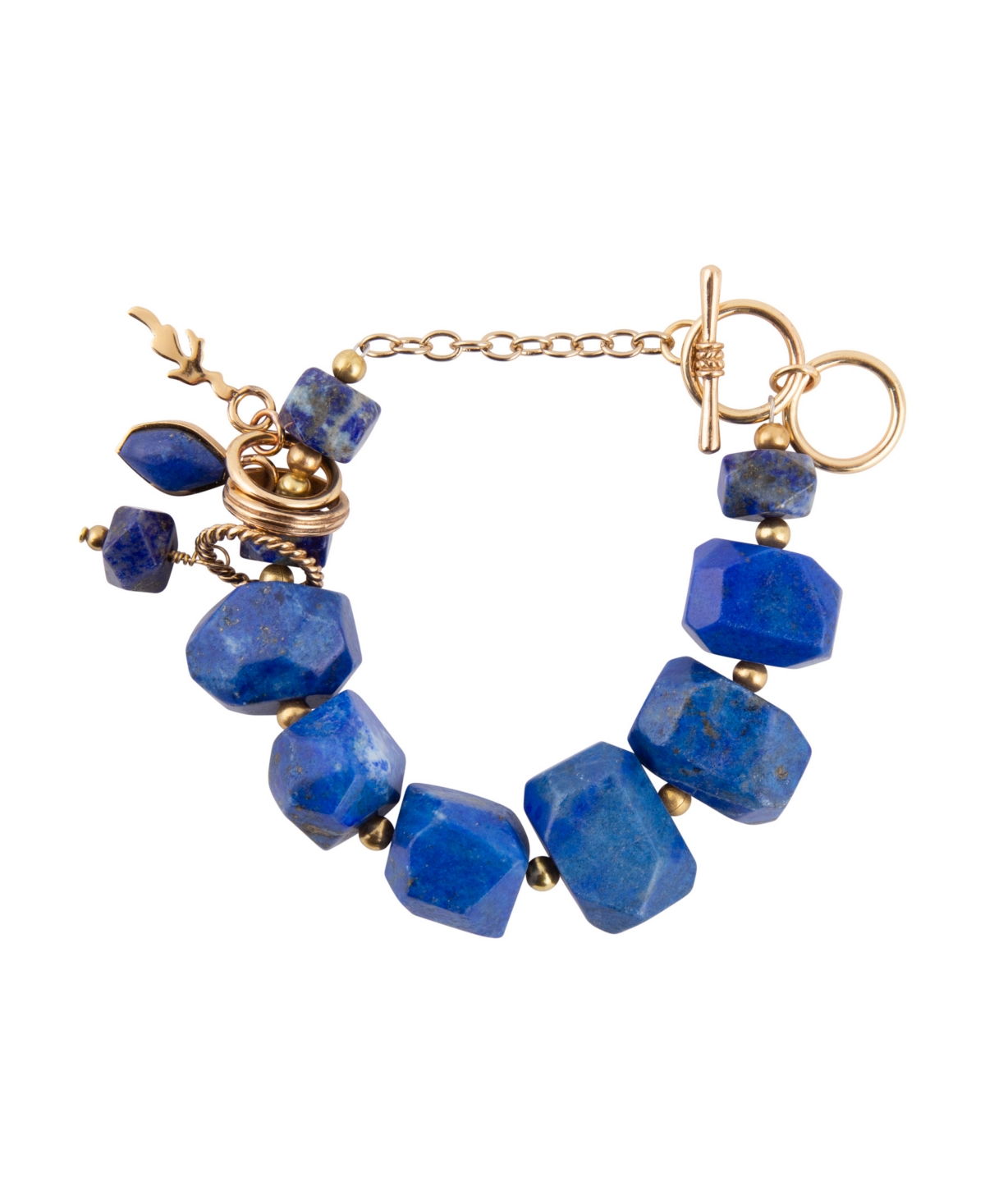 Click here for Barse Azul Blue Lapis Chunky Link Bracelet - Lapis... prices