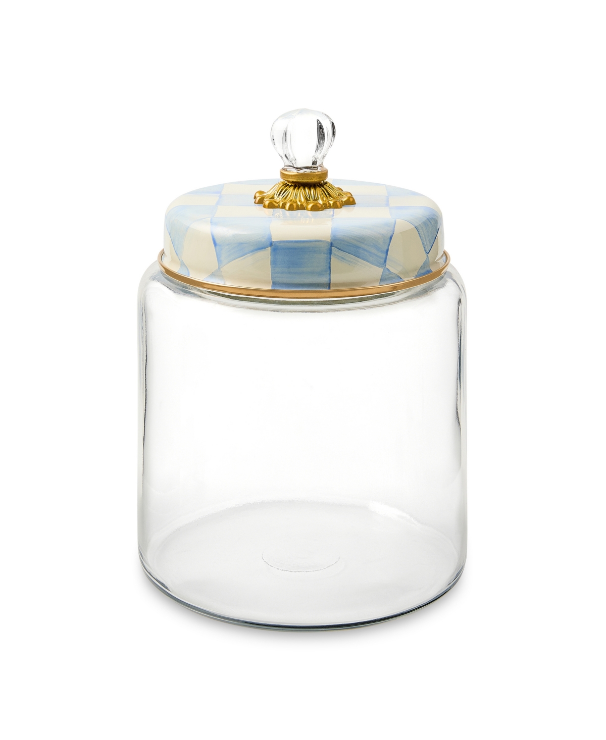 Click here for MacKenzie-Childs Sky Check Large Kitchen Canister... prices