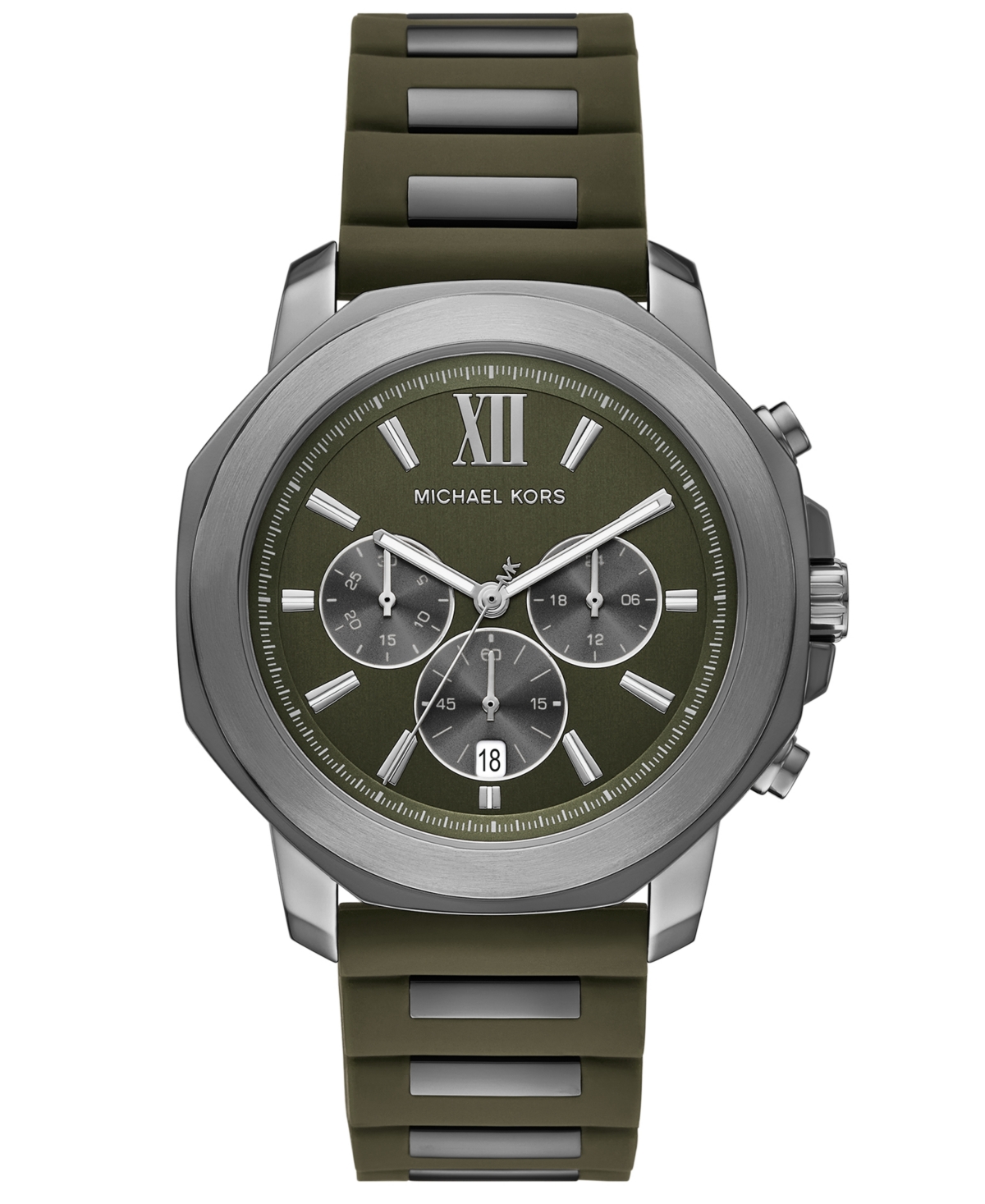 Click here for Michael Kors Mens Prescott Quartz Chronograph Gree... prices