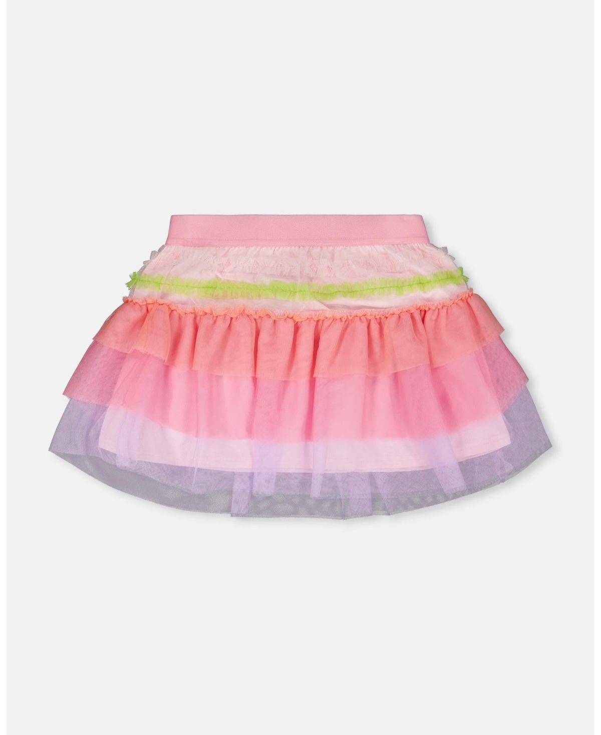 Click here for Deux par Deux Little Girls Mesh Skirt with Frills... prices