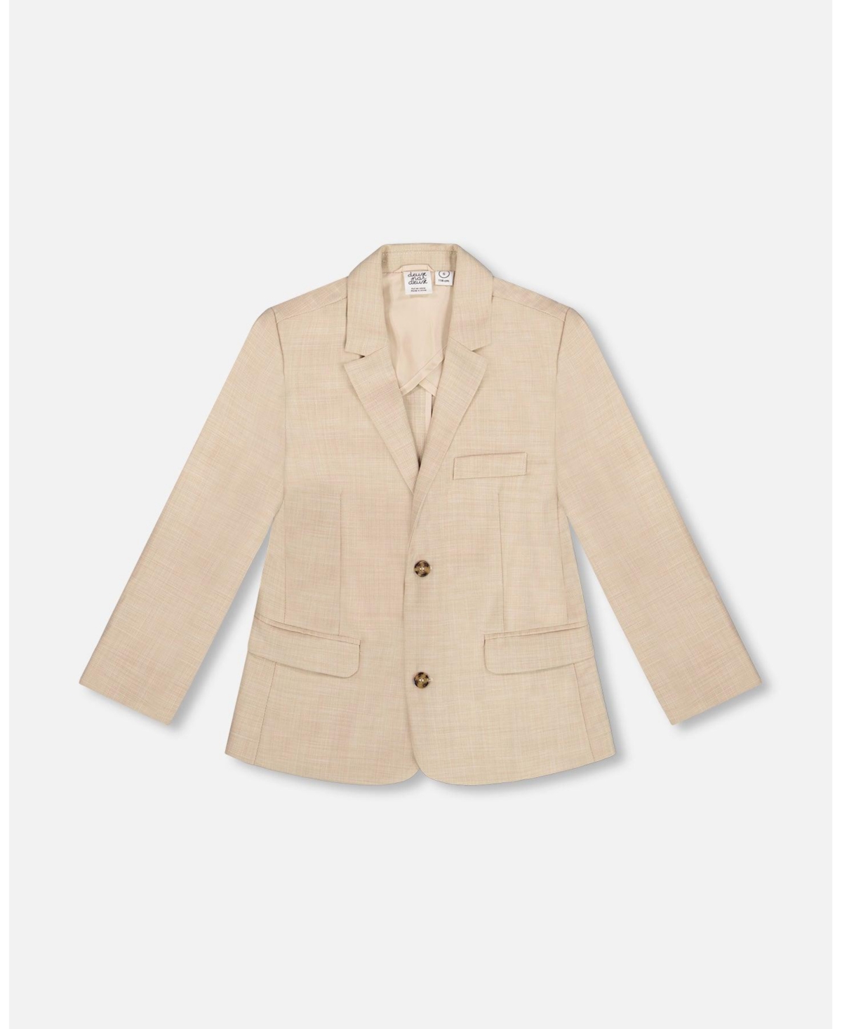 Click here for Deux par Deux Little Boys Blazer - Beige prices