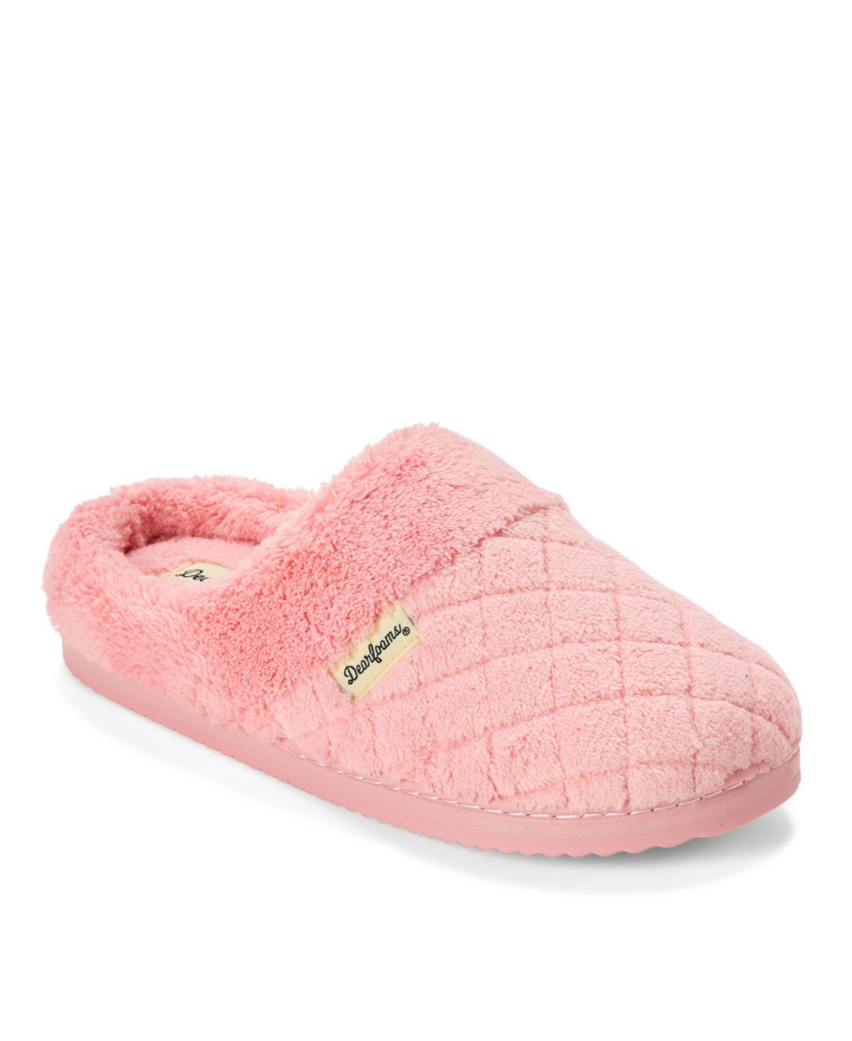 Click here for Dearfoams Womens Libby Quilted Terry Clog Slippers... prices