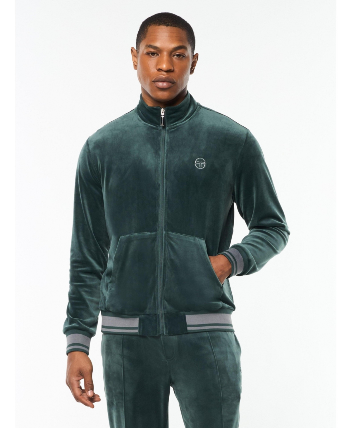 Click here for Sergio Tacchini Mens Viaggioa Track Jacket - Green... prices