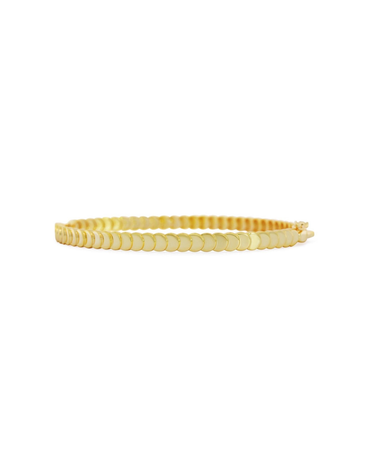 Click here for The Lovery Wave Bangle 14K Gold Plated Sterling Si... prices